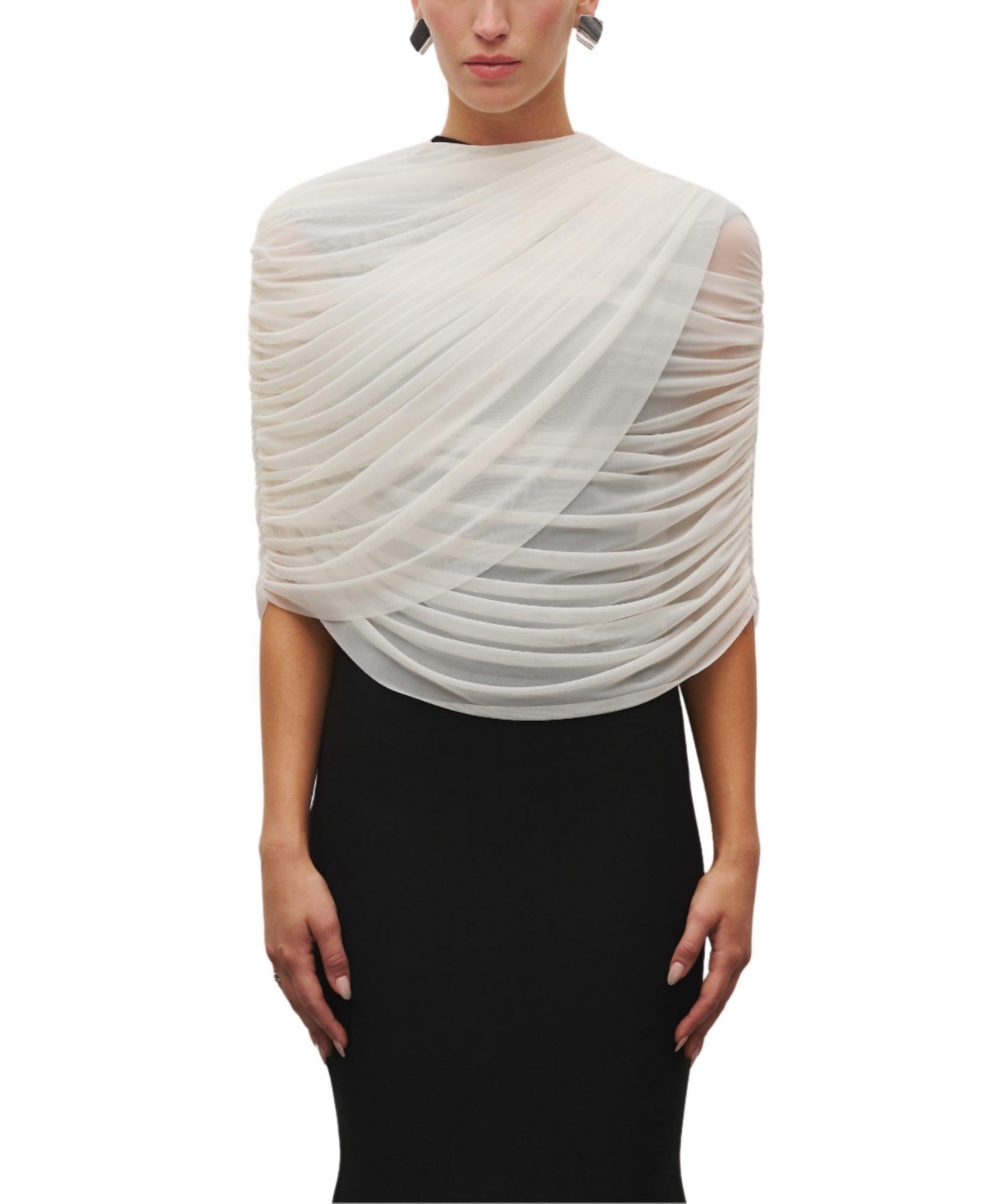 Click here for Heiress Beverly Hills Womens The Sheer Cape prices