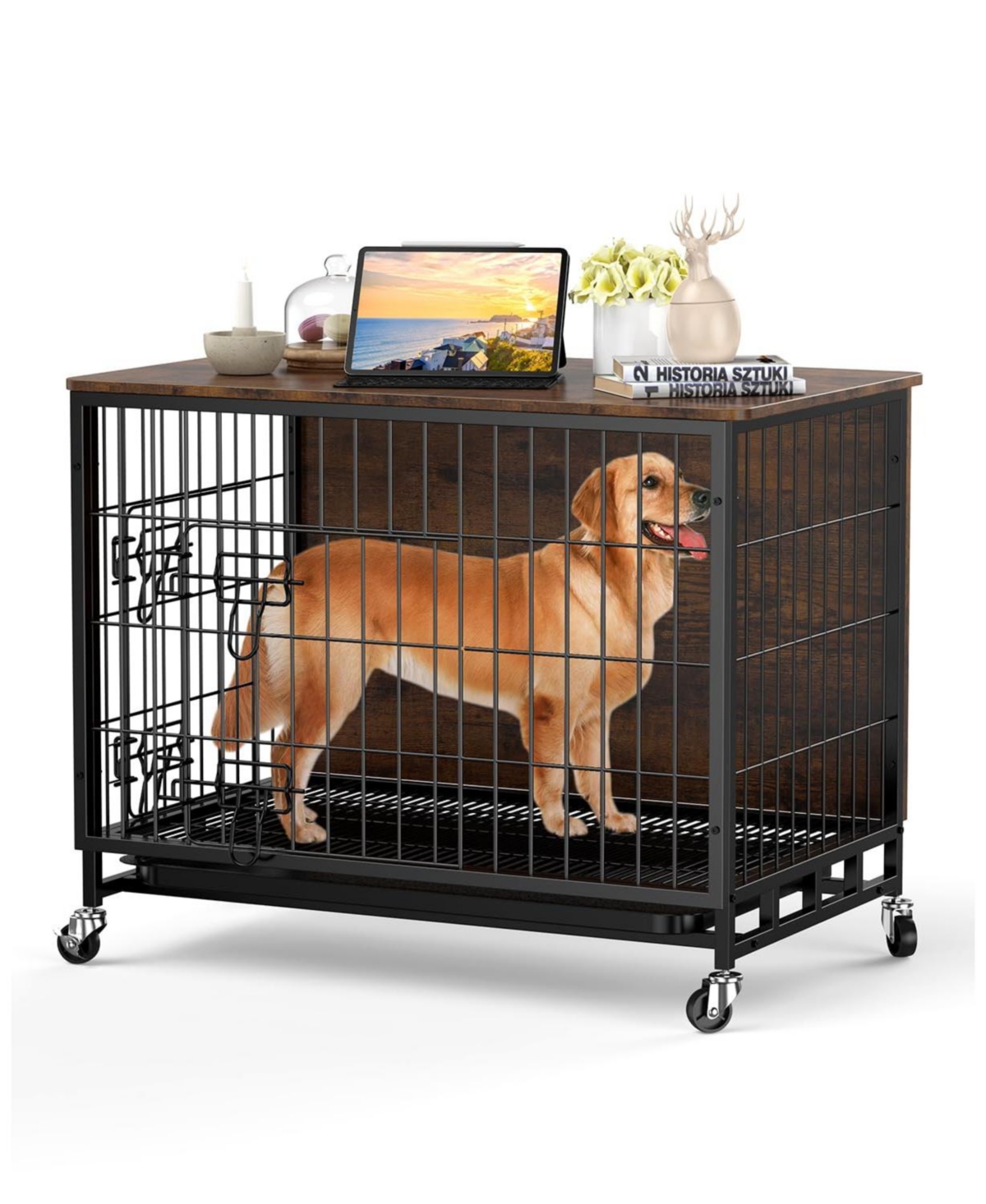 Click here for gaomon Dog Crate Furniture  Compact 38.6" Sma... prices
