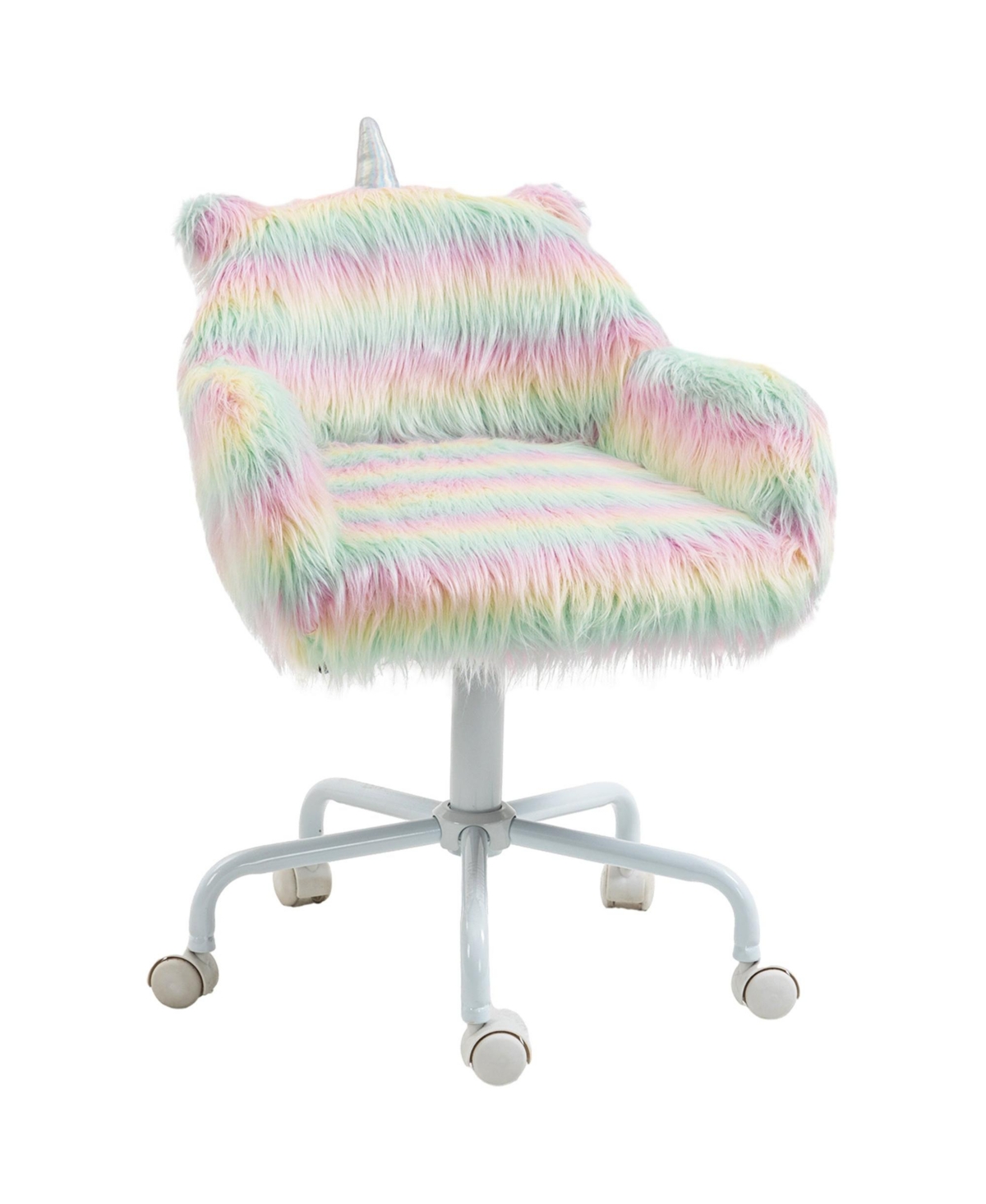 Click here for Boyel Living Fluffy Unicorn Office Chair with Mid-... prices