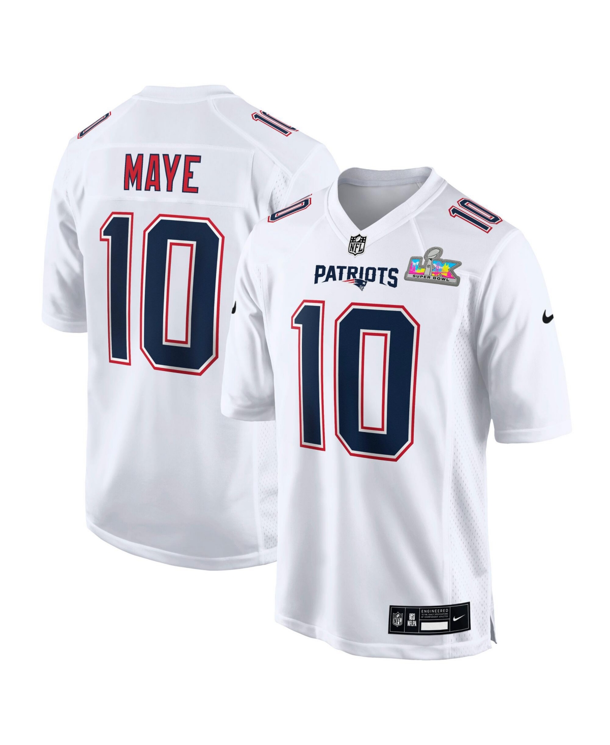 Click here for Nike Mens Drake Maye White New England Patriots Su... prices
