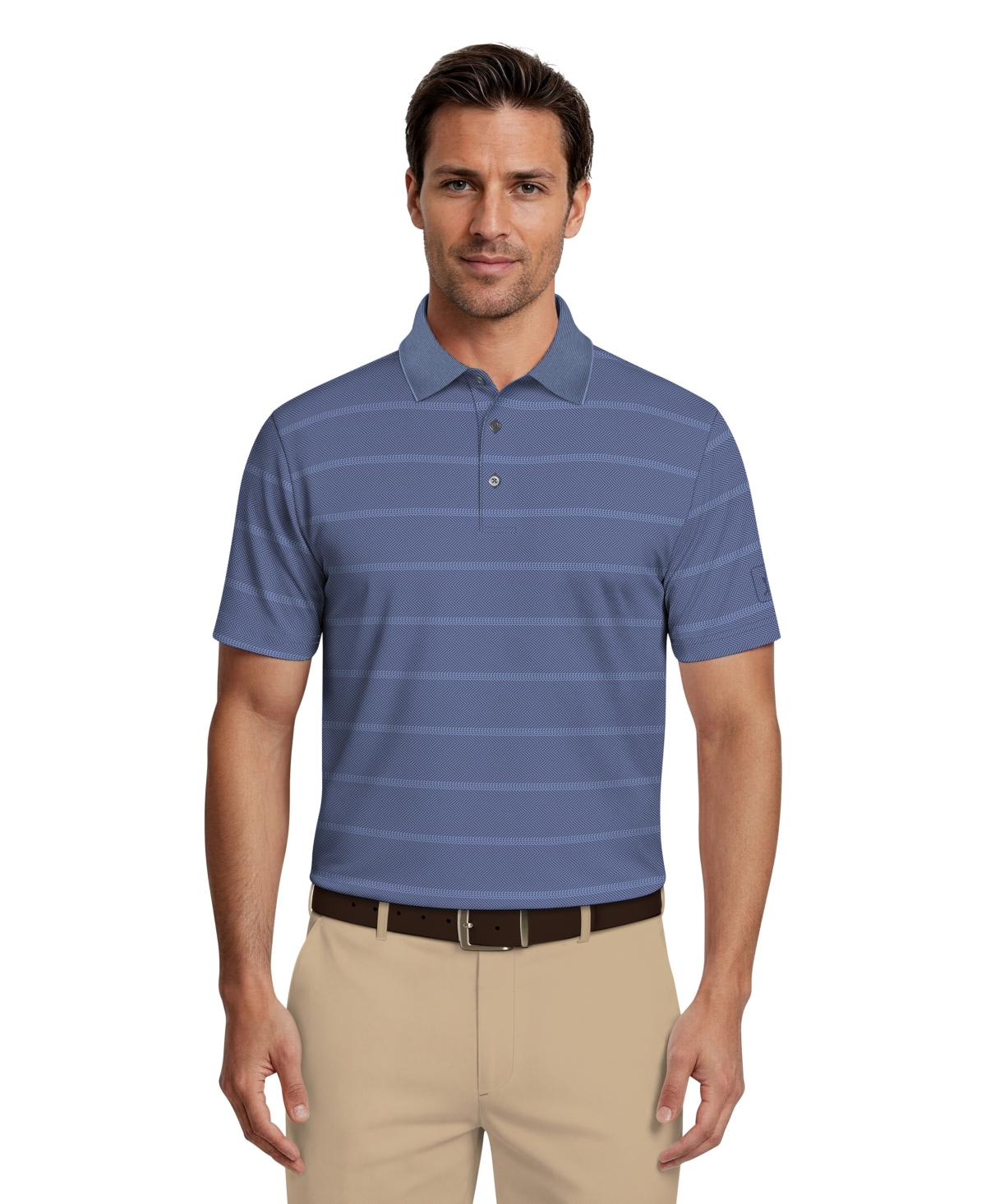 Click here for Pga Tour Mens Striped Classic-Fit Golf Polo Shirt... prices