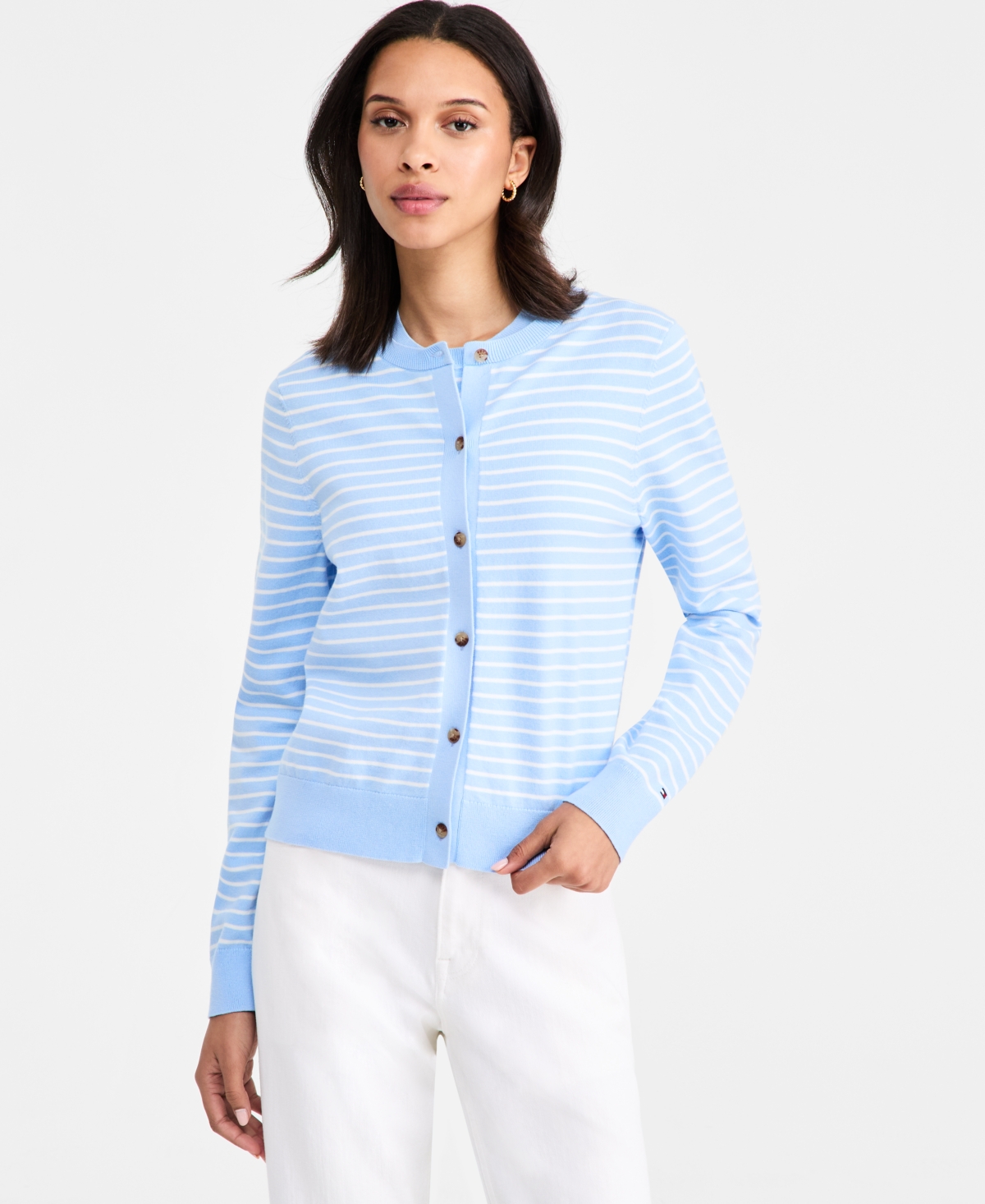 Click here for Tommy Hilfiger Womens Button-Front Knit Cardigan -... prices