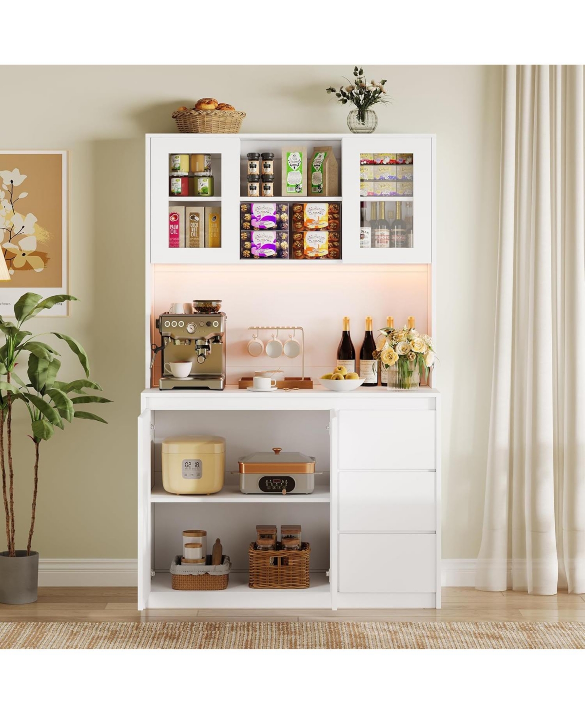 Click here for gaomon Freestanding Pantry Cabinet with Adjustable... prices