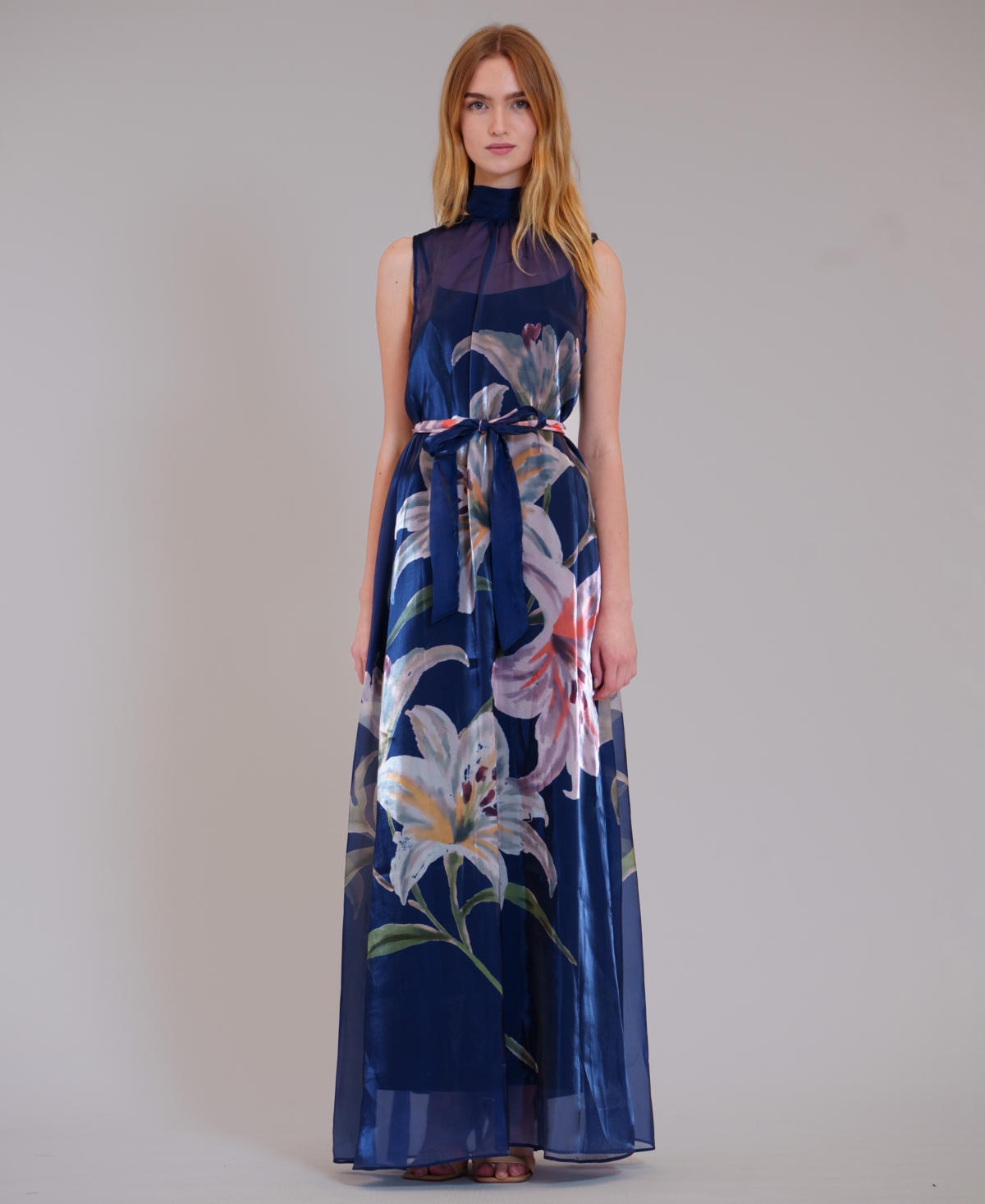 Click here for julia jordan Womens Printed Halter Neck Overlay Dr... prices