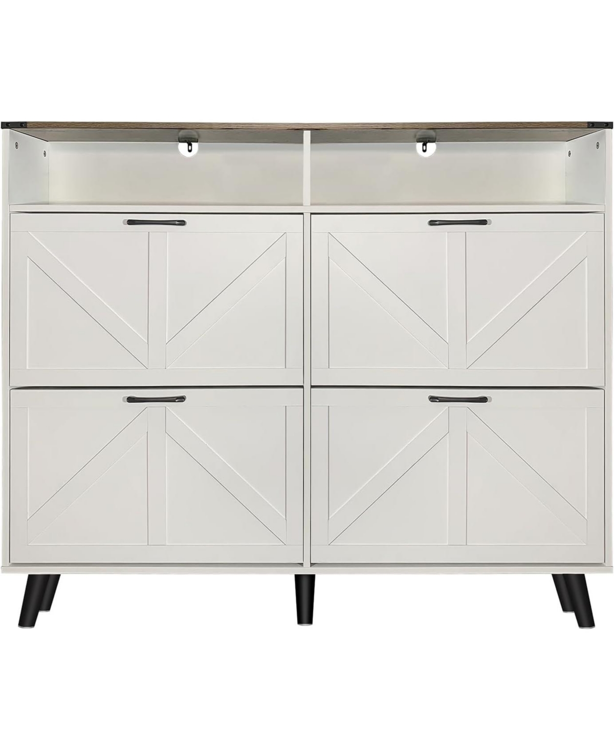 Click here for gaomon Freestanding Shoe Cabinet with 4 Flip Drawe... prices