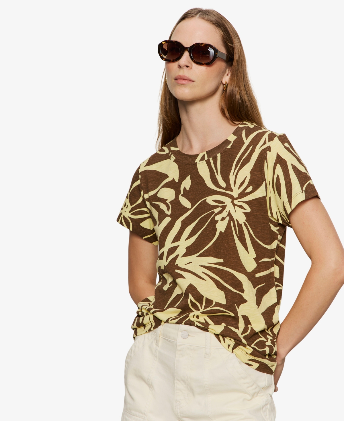 Click here for Sanctuary Womens Perfect Pull On T-Shirt - Lemon R... prices