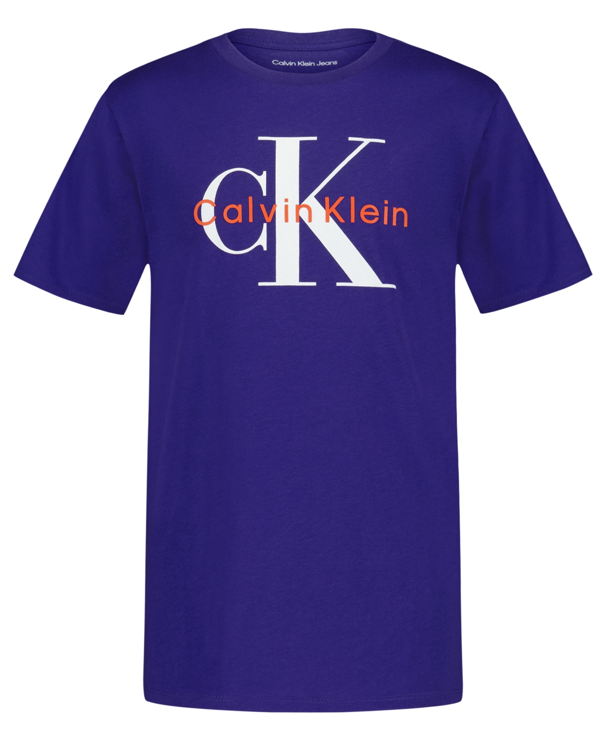 Click here for Calvin Klein Boys 8-20 Monologo Crewneck T-Shirt -... prices