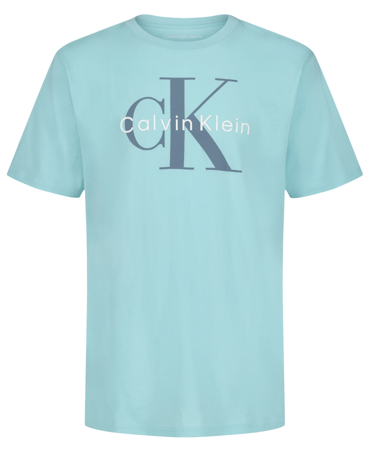 Click here for Calvin Klein Boys 8-20 Monologo Crewneck T-Shirt -... prices