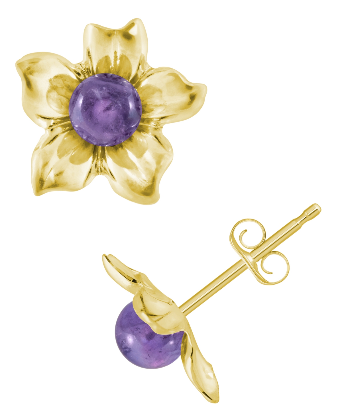 Click here for Macys Amethyst (1-3/8 ct. t.w.) Hibiscus Flower St... prices