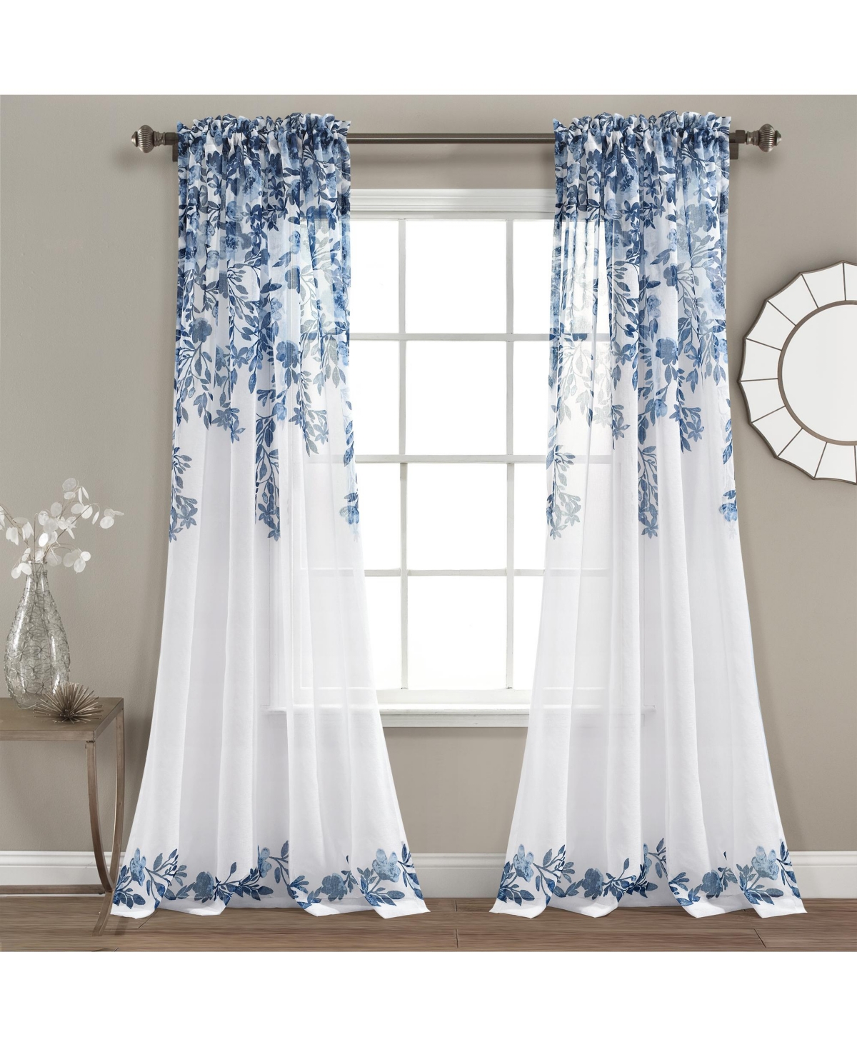 Click here for Lush Decor Tanisha Sheer Window Curtain Panels 38&... prices