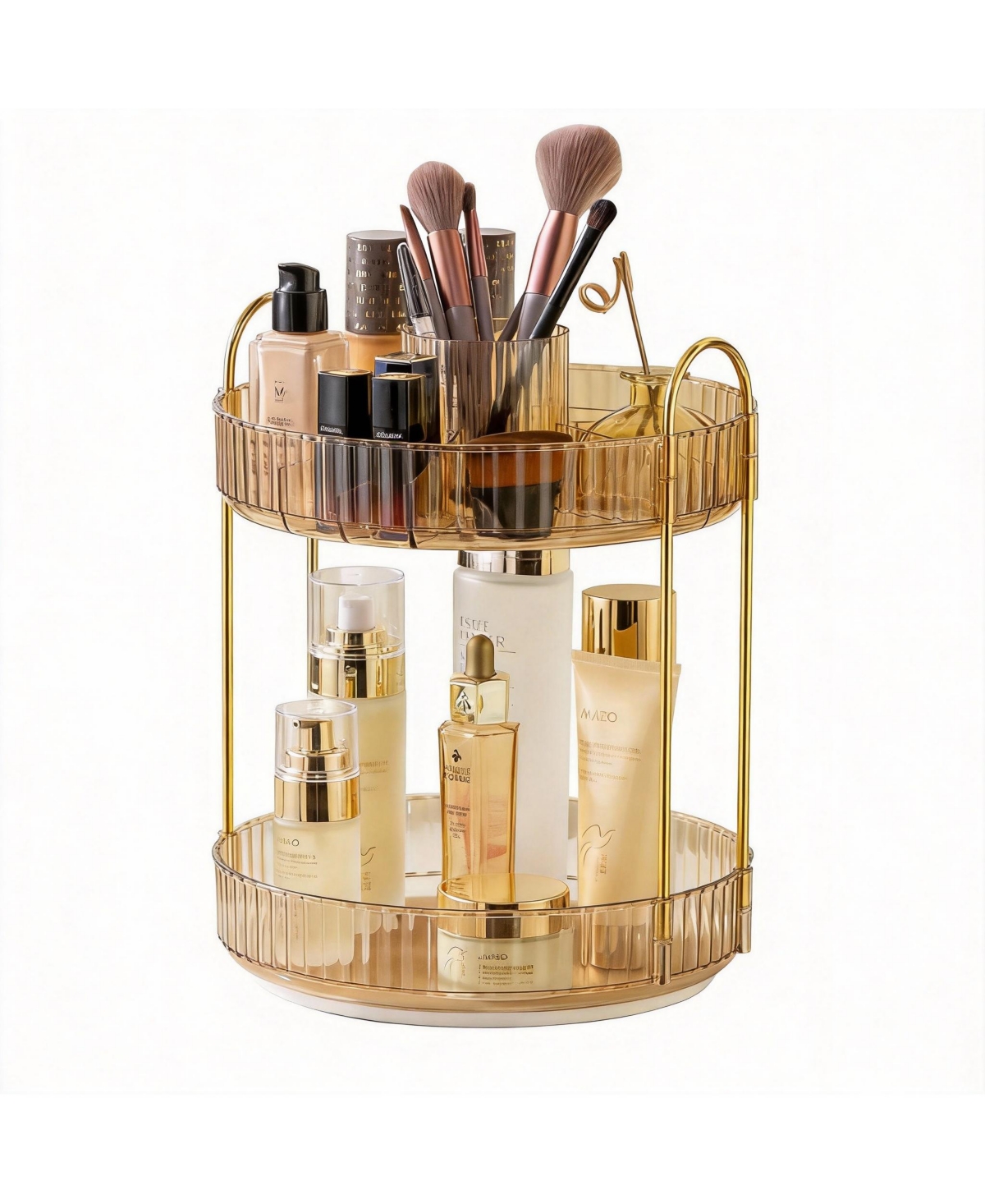 Click here for Yigii 360Â° Rotating 2-Tier Makeup Organizer for V... prices