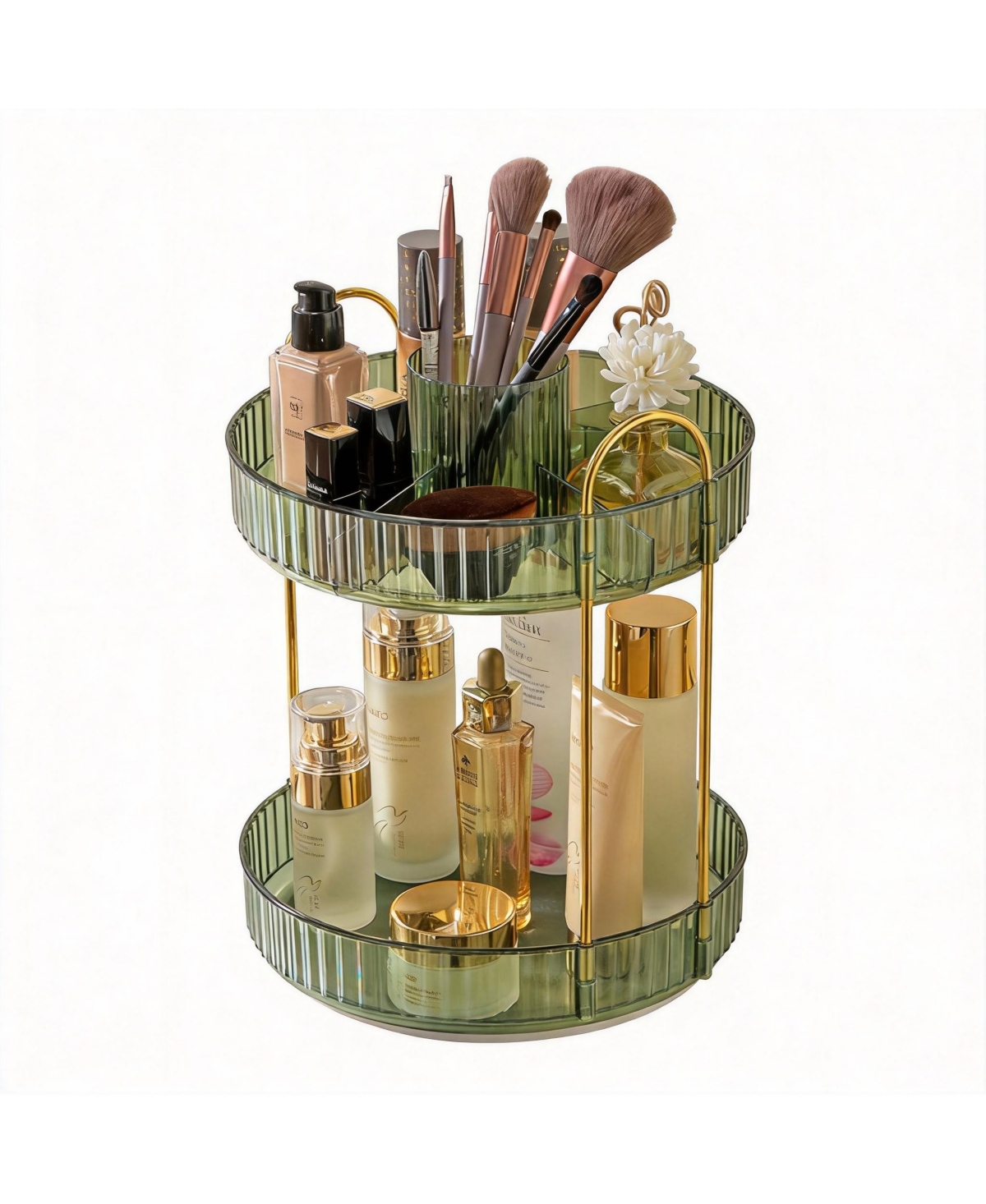 Click here for Yigii 360Â° Rotating 2-Tier Makeup Organizer for V... prices