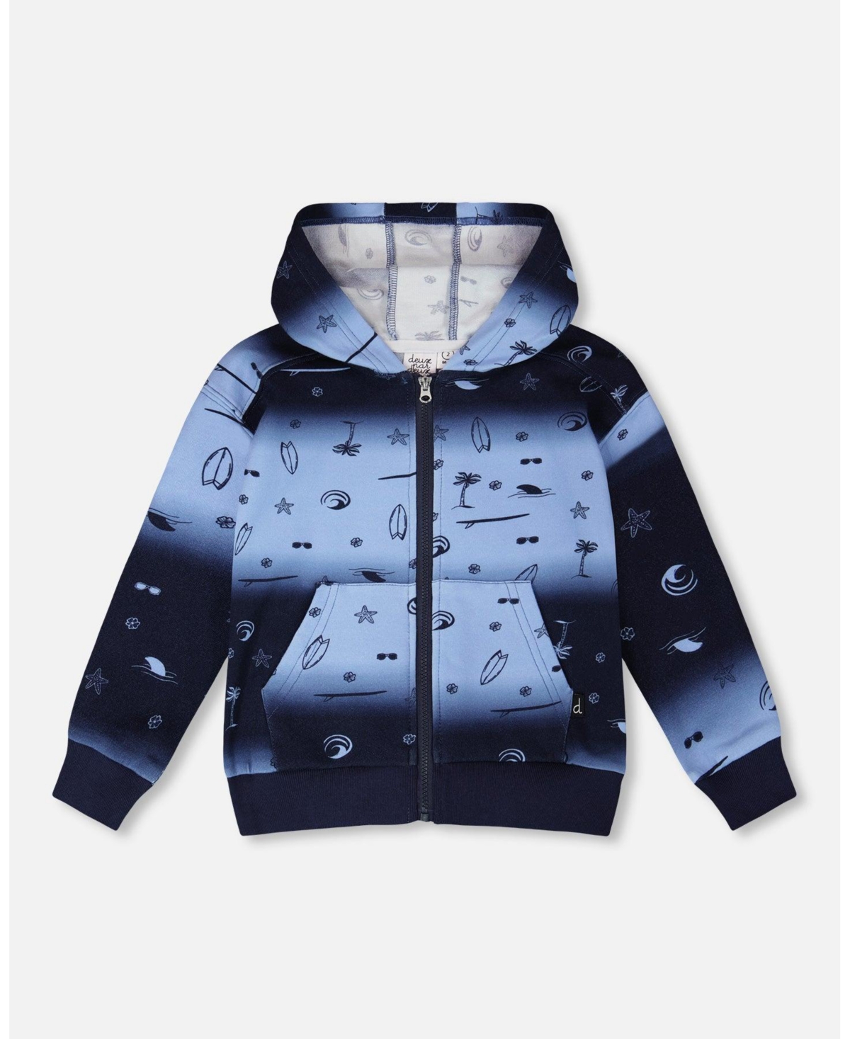 Click here for Deux par Deux Baby Boys Hooded French Terry Cardig... prices