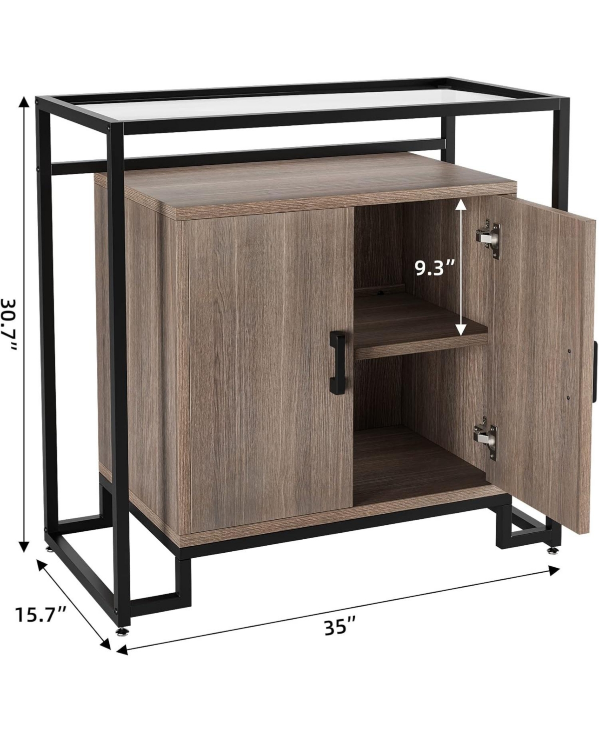 Click here for Gaomon Rattan Nightstand with Tempered Glass Top... prices