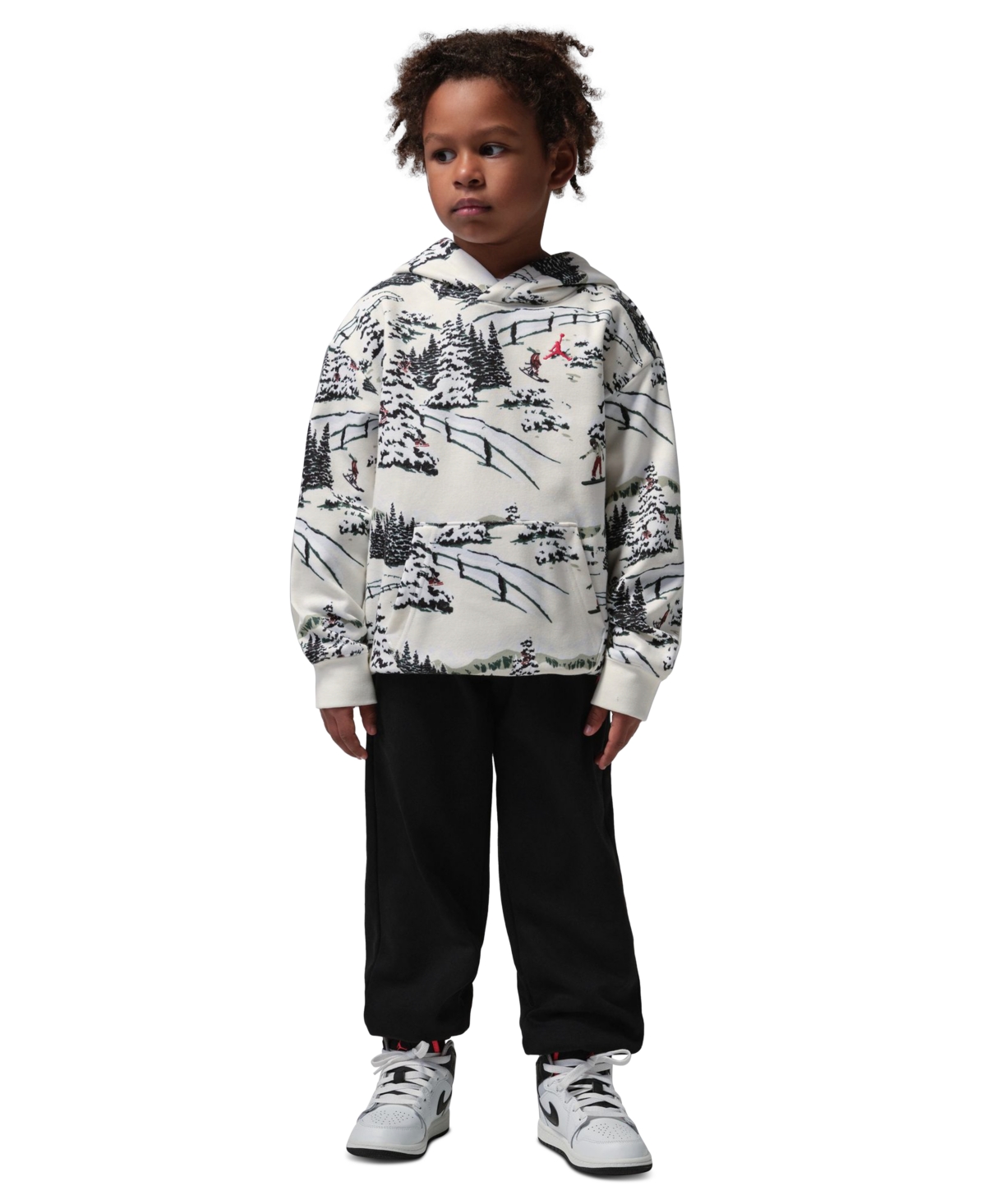 Click here for Jordan Boys 4-7 2-Piece Printed Hoodie and Jogger... prices