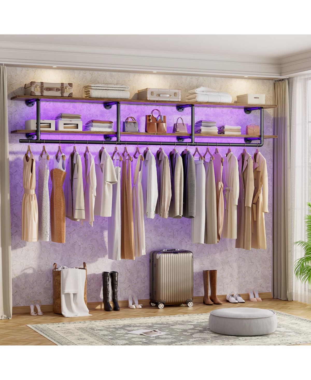 Click here for 2-Tier Clothing Rack with Hanging Rod  Clothing Sh... prices