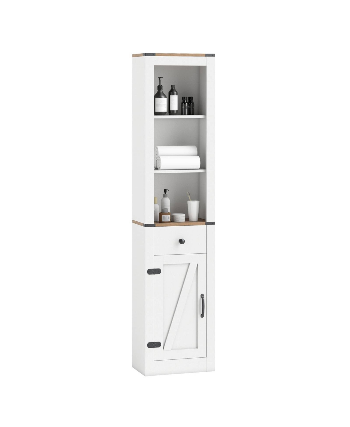 Click here for Volenca 68" Tall Narrow Bathroom Cabinet with... prices
