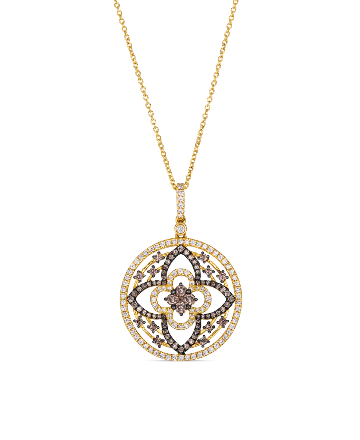 Click here for Le Vian Chocolate & Vanilla Diamond Pendant Neckla... prices