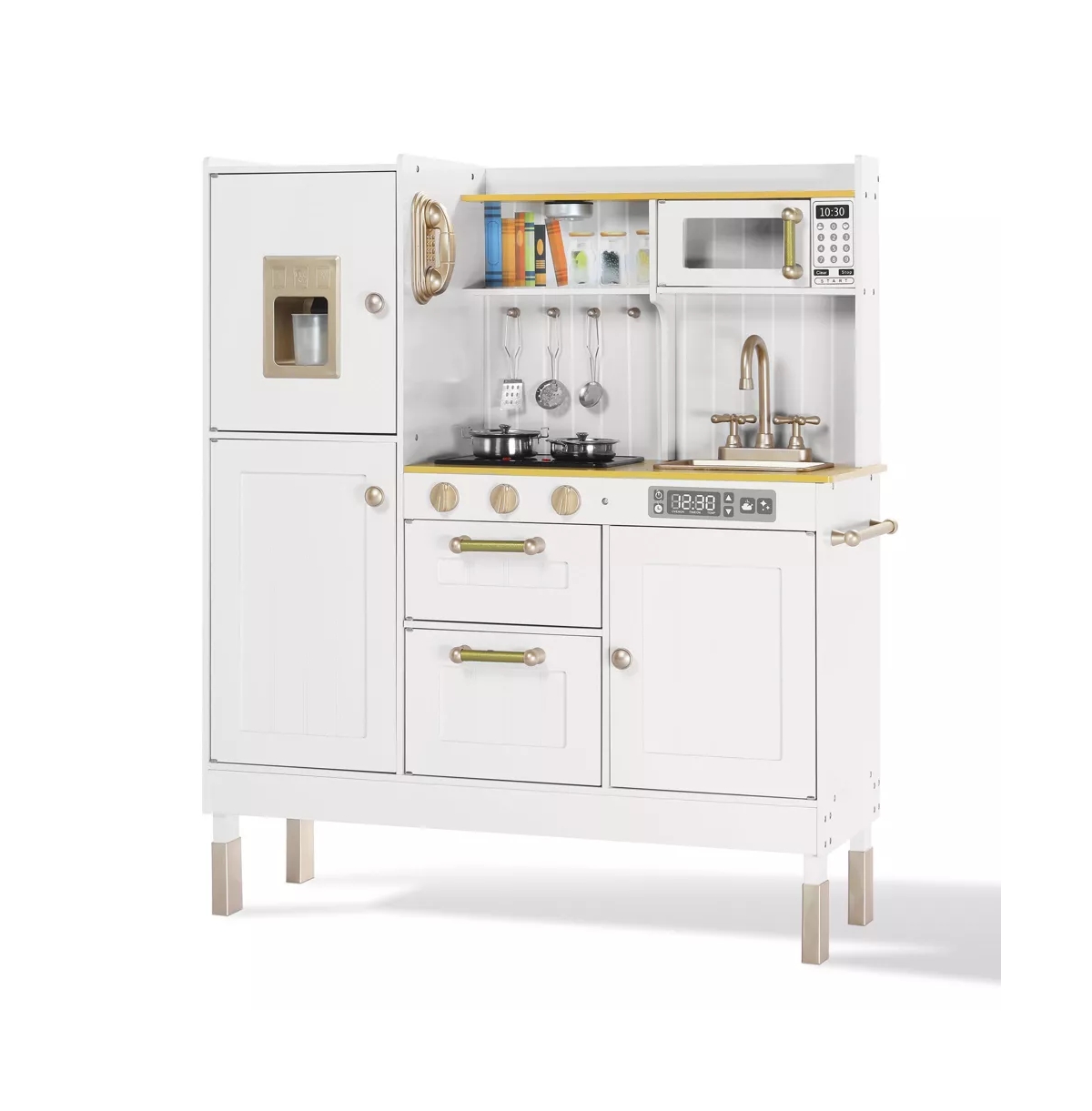 Click here for Kinder King Pretend Play Kitchen Wooden Toy Set fo... prices