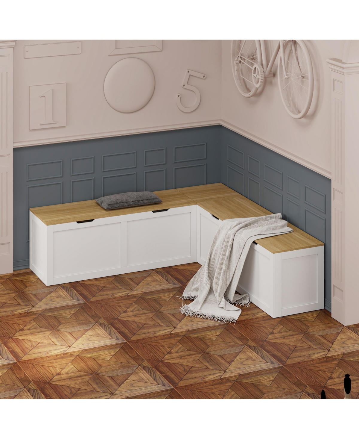 Click here for Single-drawer 4-door shoe cabinet  white multi-fun... prices