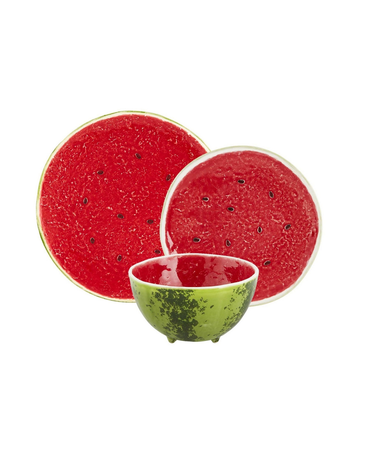 Click here for Bordallo Pinheiro Watermelon 3-Pc. Place Setting -... prices