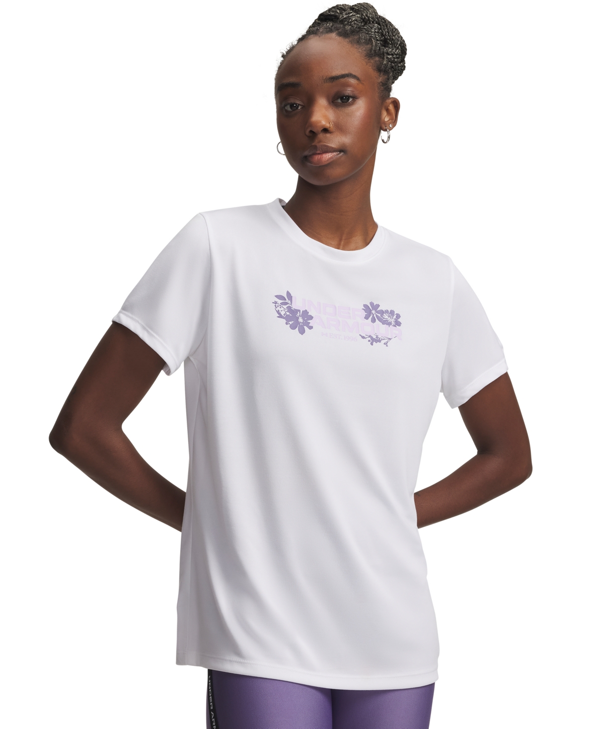 Click here for Under Armour Womens Crewneck Graphic Detail T-Shir... prices