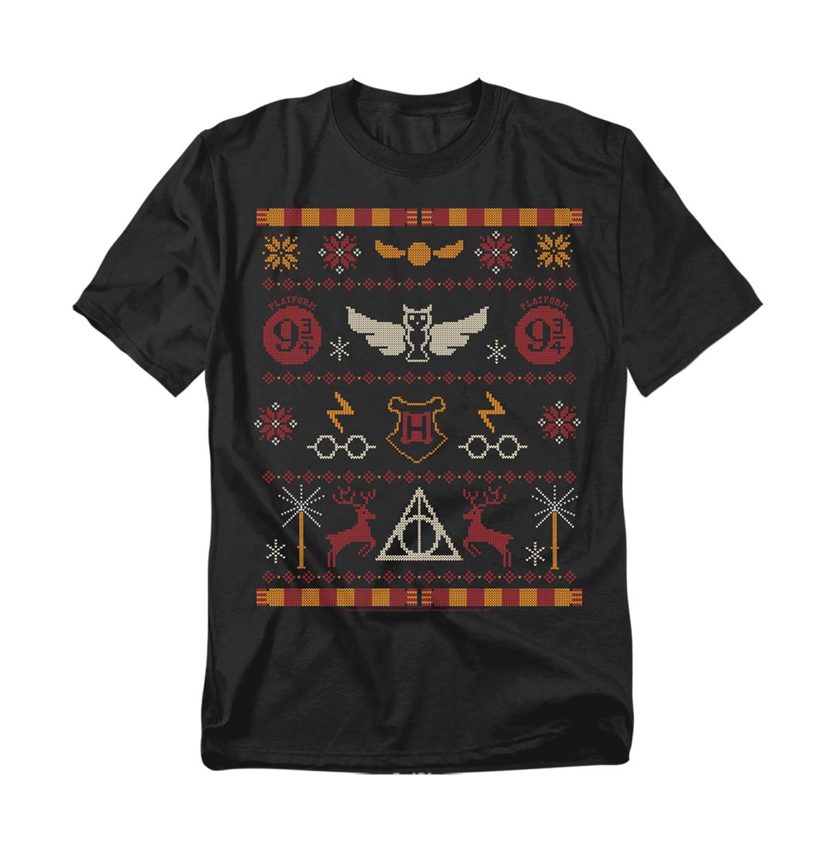Click here for Harry Potter Big & Tall Stitched Theme T Shirt - B... prices