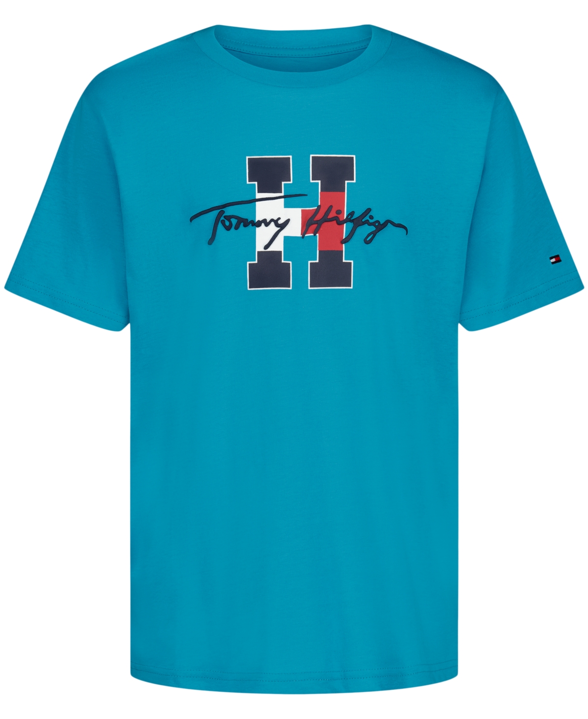 Click here for Tommy Hilfiger Boys 8-20 Script H Logo Print T-Shi... prices
