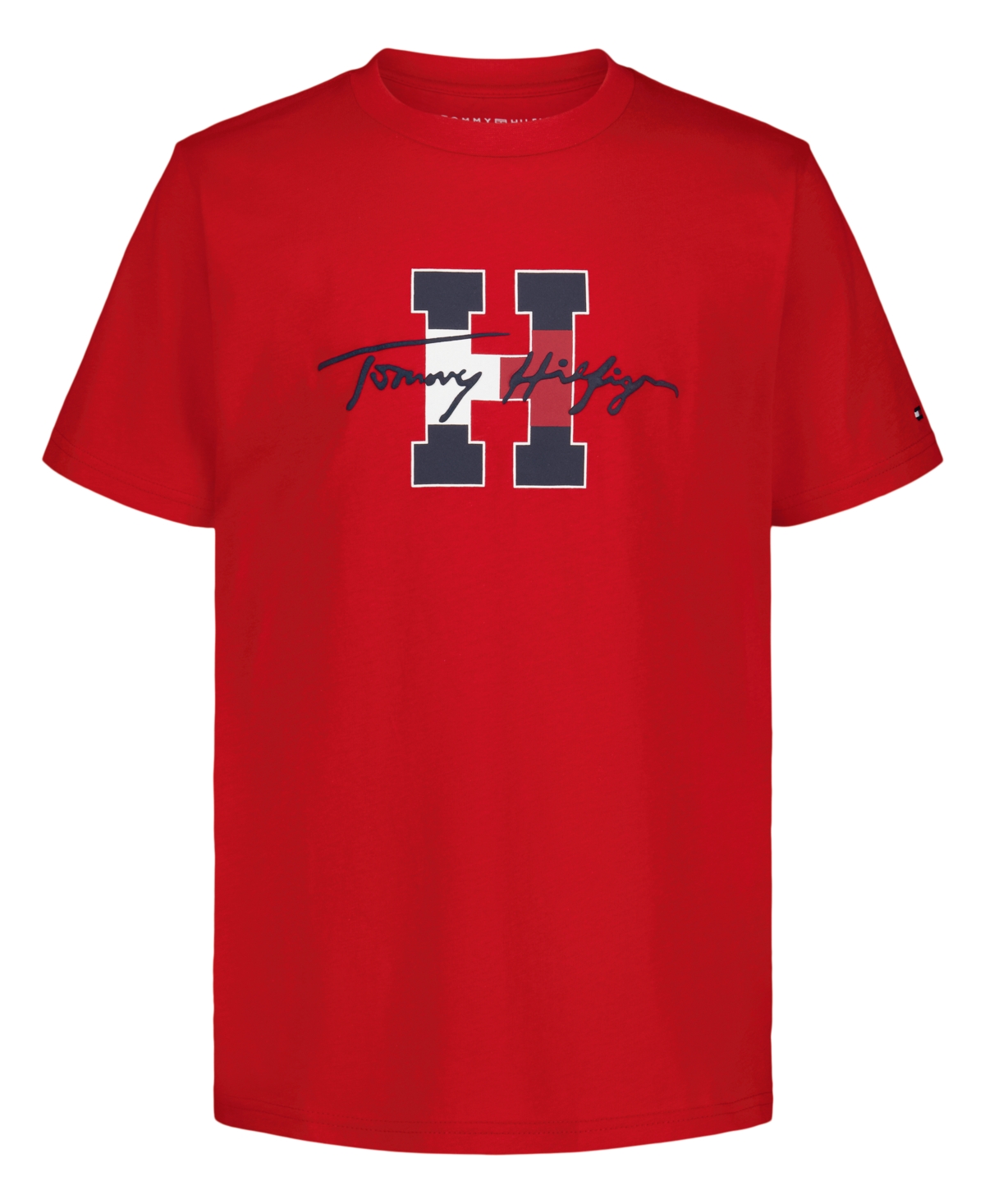 Click here for Tommy Hilfiger Boys 8-20 Script H Logo Print T-Shi... prices