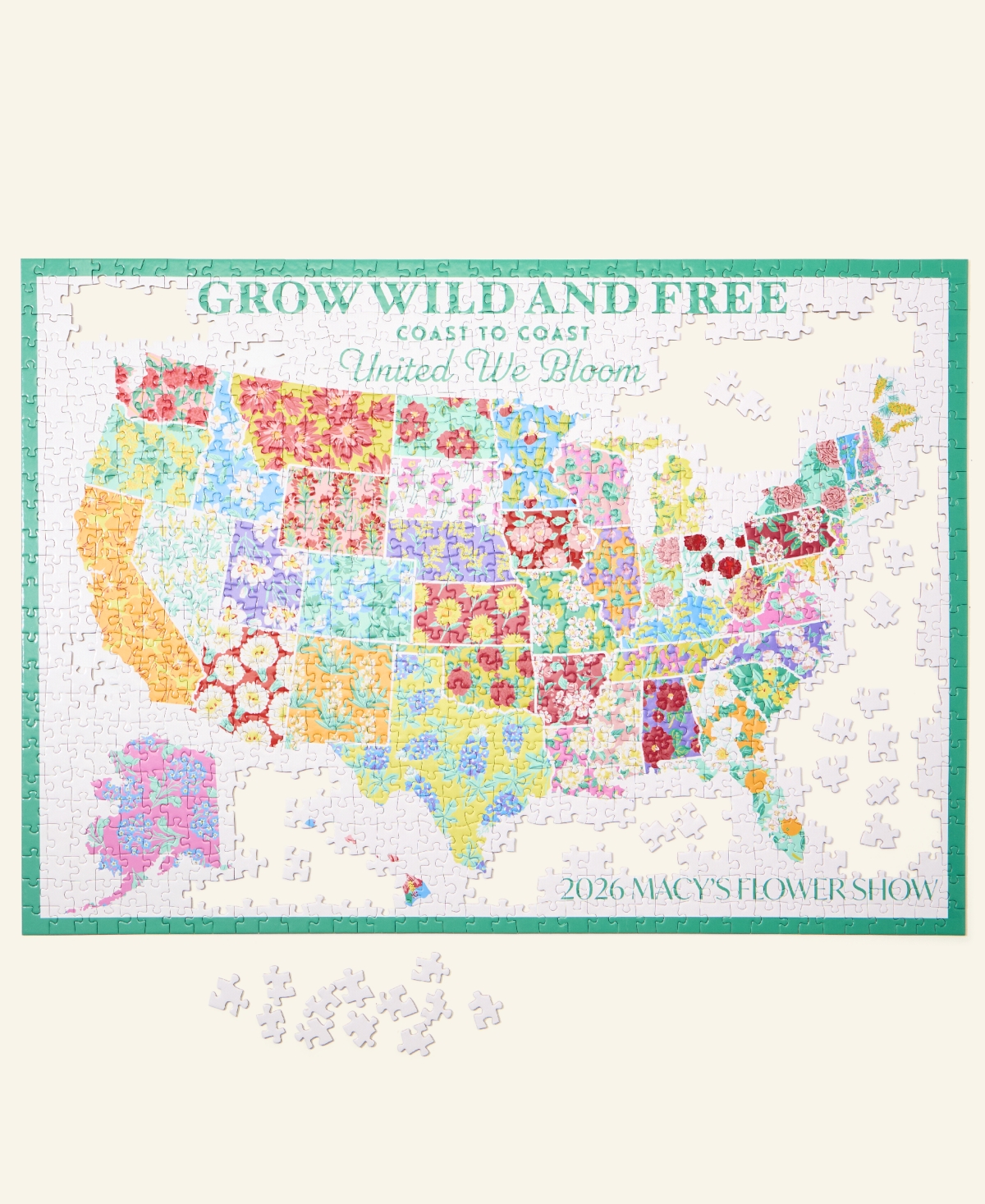 Click here for Macys Flower Show U.s. Flower Map Puzzle  Macys Ex... prices