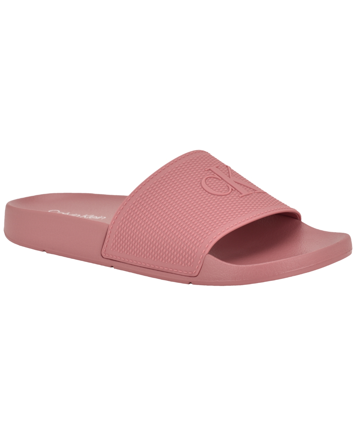 Click here for Calvin Klein Womens Adair Slip-On Beach Slides - M... prices