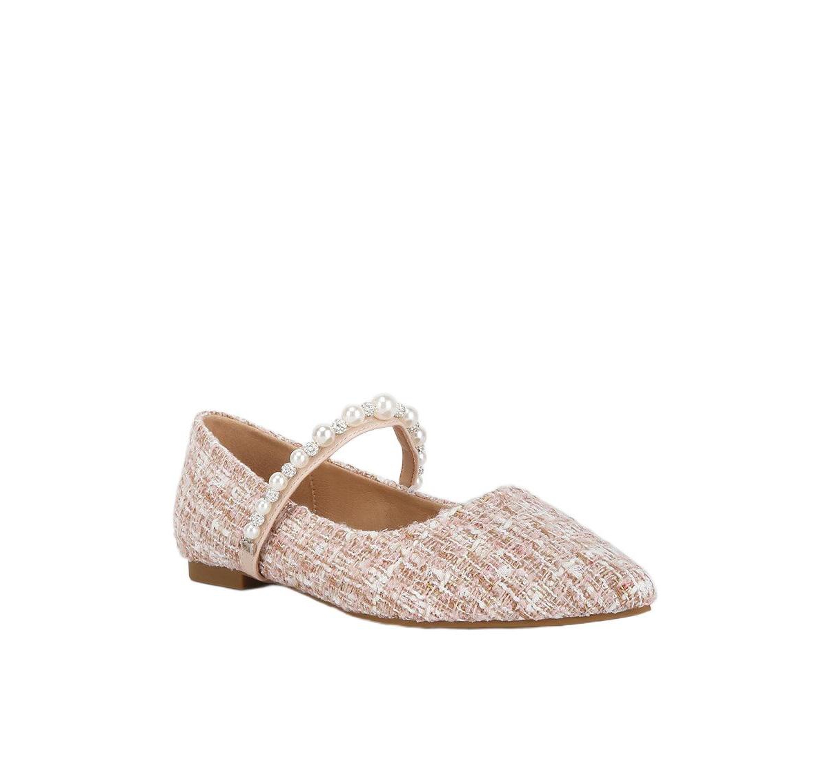 Click here for London Rag Womens Mowie Mary Jane Flat - Light/pas... prices
