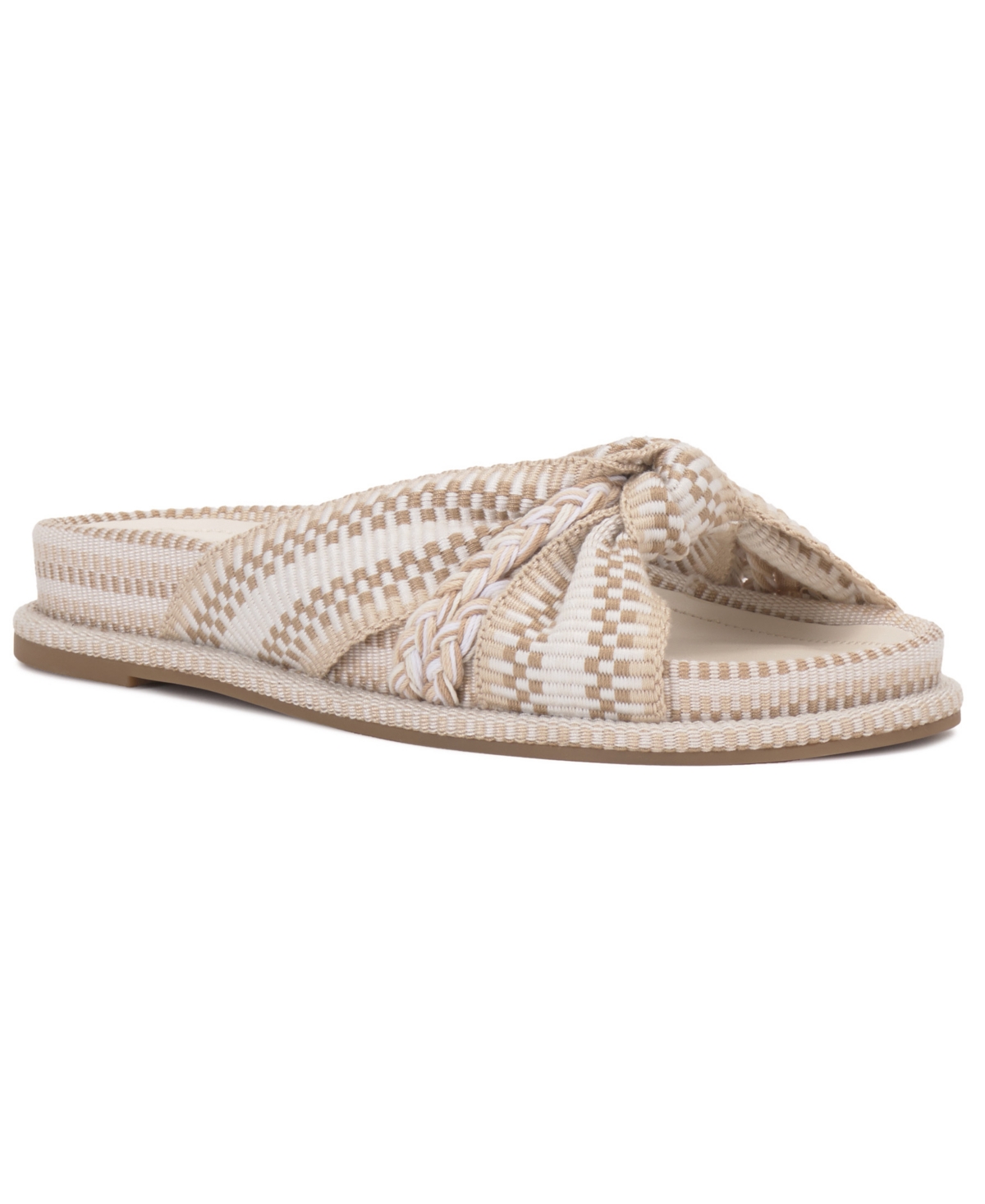 Click here for Vince Camuto Womens Gryffyn Knotted Footbed Round... prices