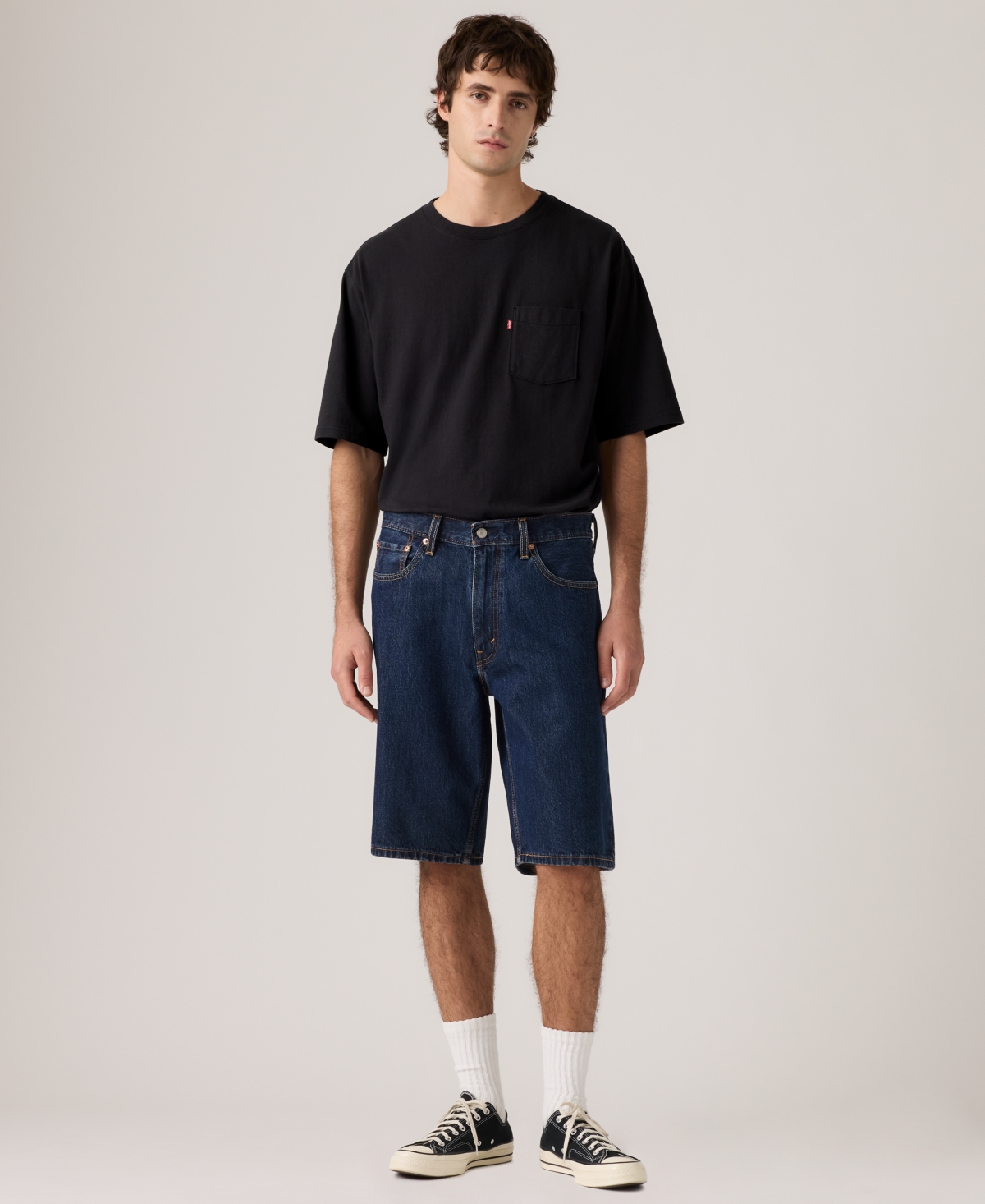 Click here for Levis Mens 469 Loose 12 Jean Shorts - ACTIVE RUN prices