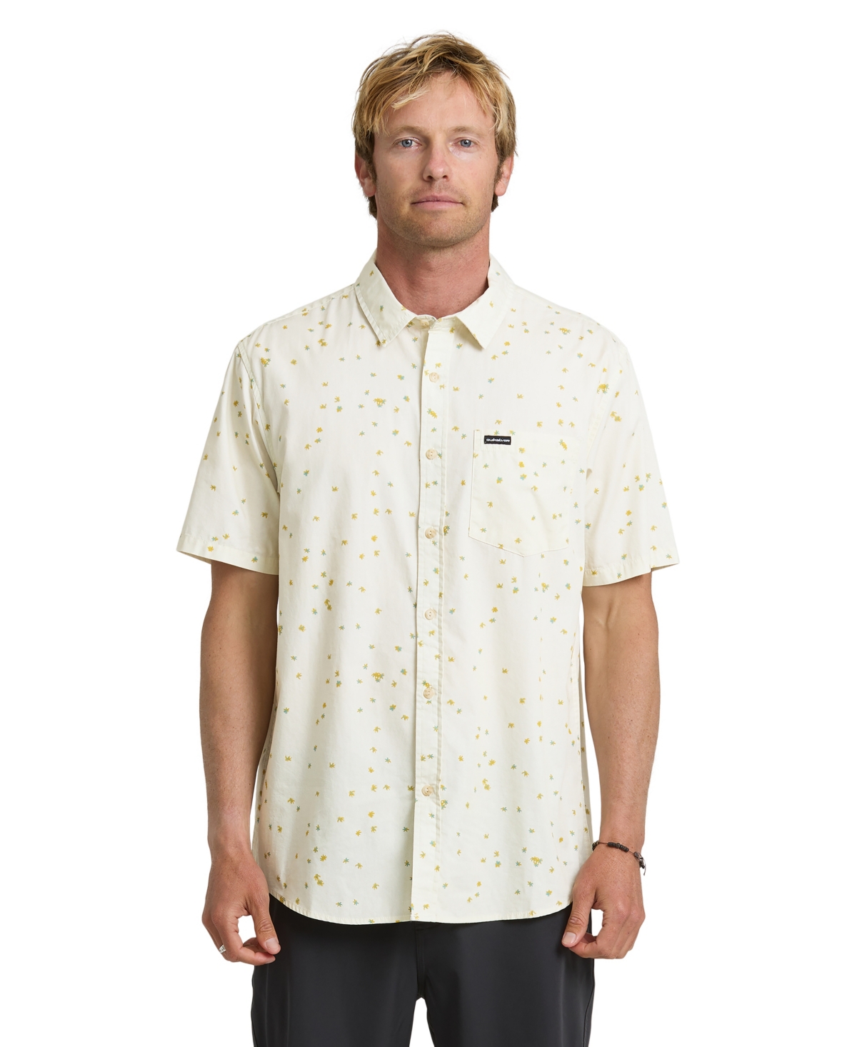Click here for Quiksilver Mens Classic Short-Sleeve Shirt - Bone... prices