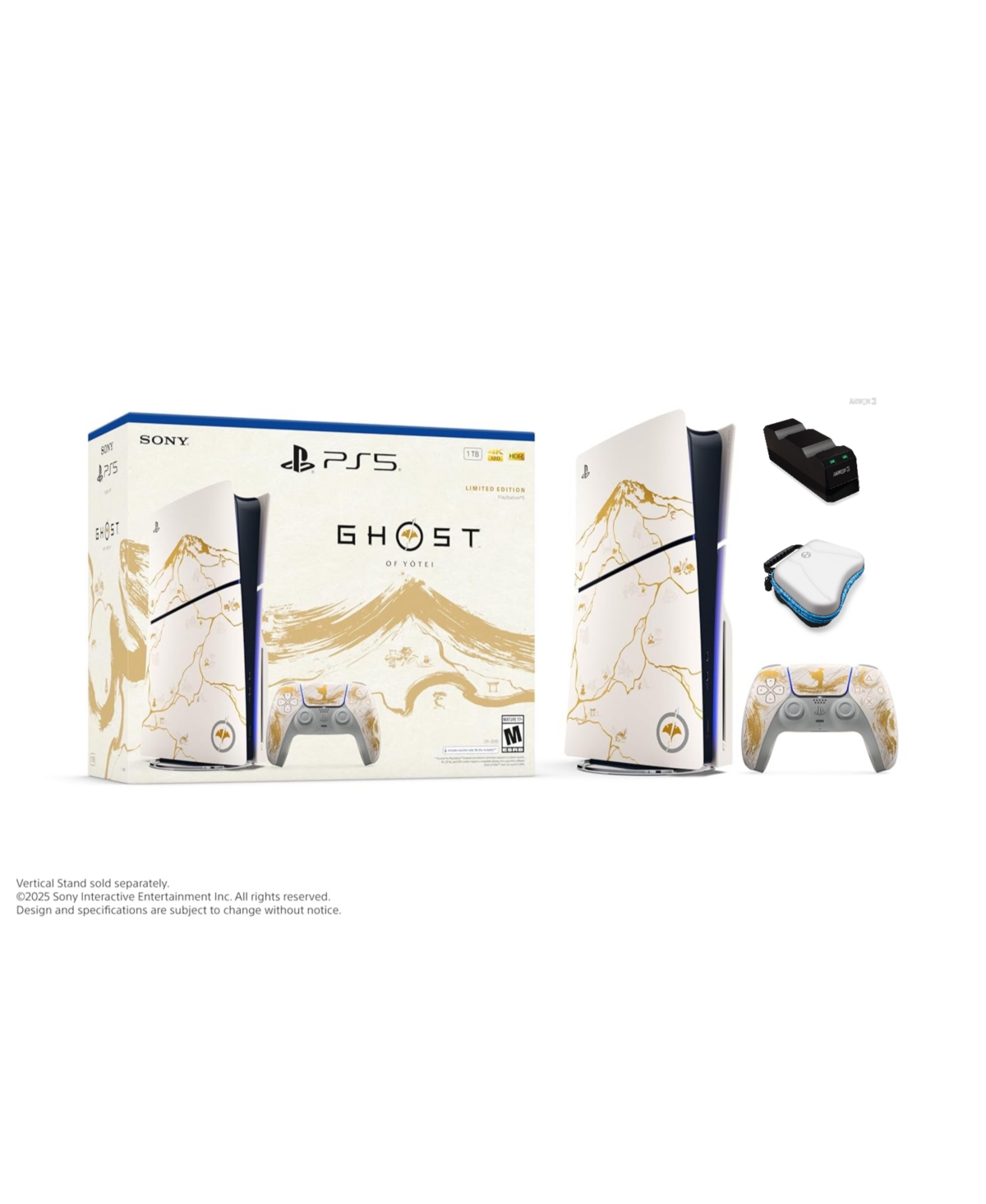 Click here for Sony PlayStation 5 Console Ghost of Yotei Gold Lim... prices
