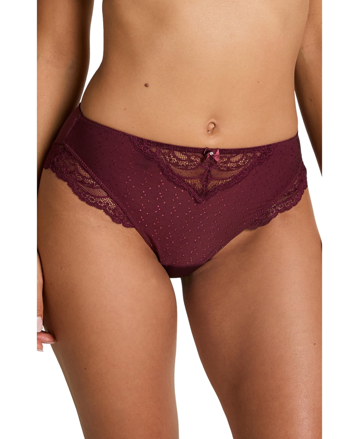 Click here for Hunkemoller Womens Sophie High Knickers - Red prices