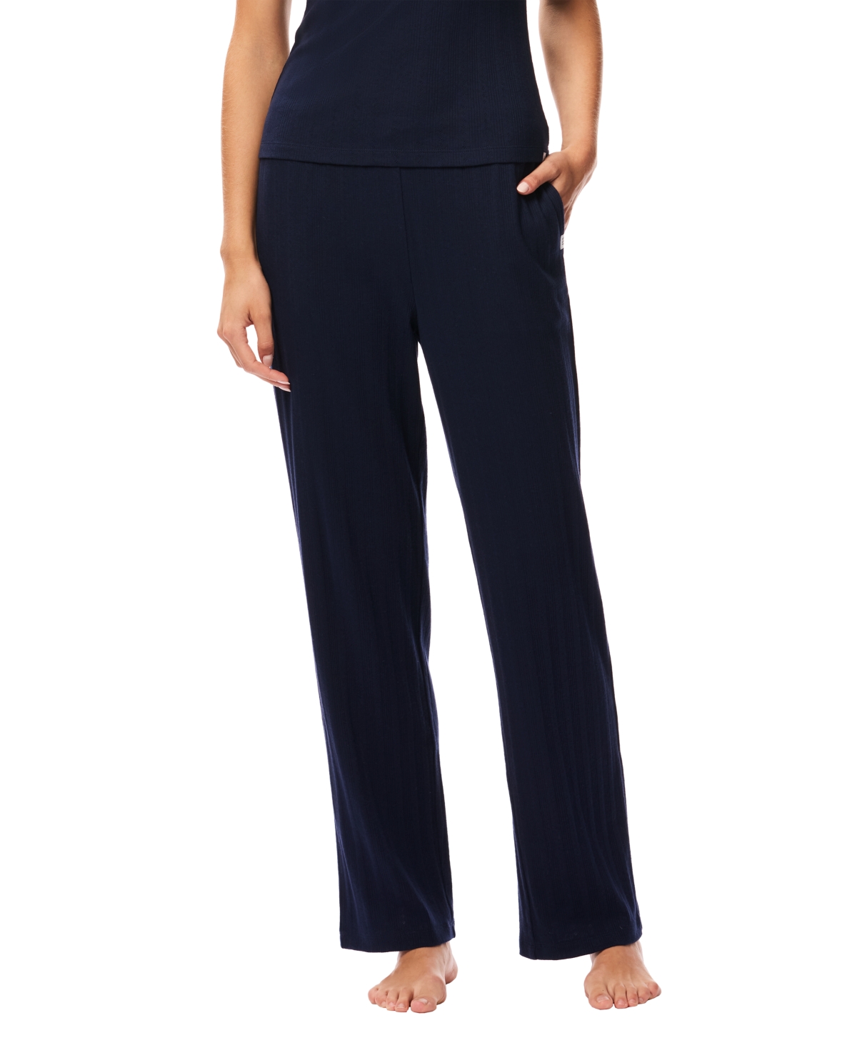 Click here for Gap Womens Pointelle Mid Rise Pajama Pants - Navy prices