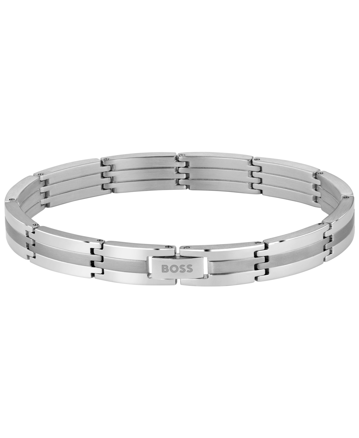 Click here for Hugo Boss Men Brooks Stainless Steel Bracelet - Si... prices