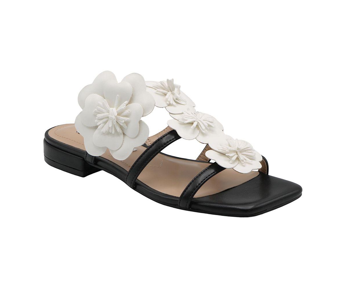 Click here for Charles David Womens Caralynn Floral Flat Sandal -... prices