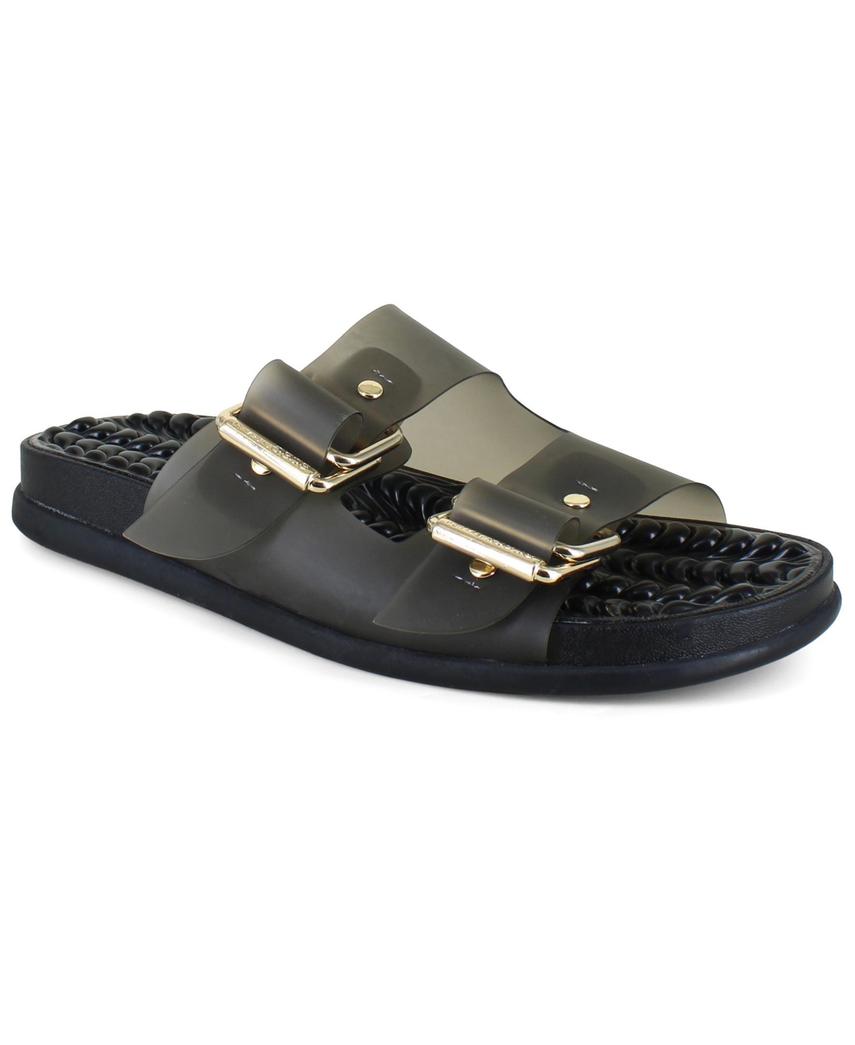 Click here for BCBGeneration Womens Gelly Slide Sandal - Smoke prices