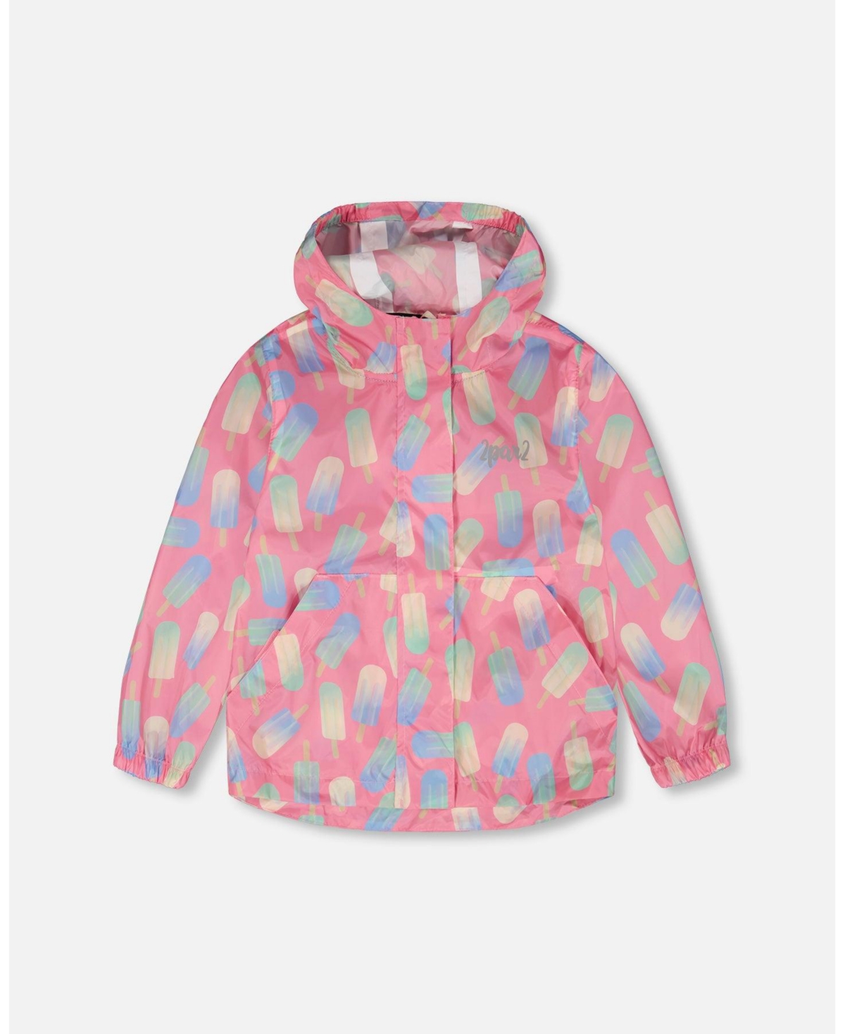 Click here for Deux par Deux Girls Packable Windbreaker in Polyes... prices