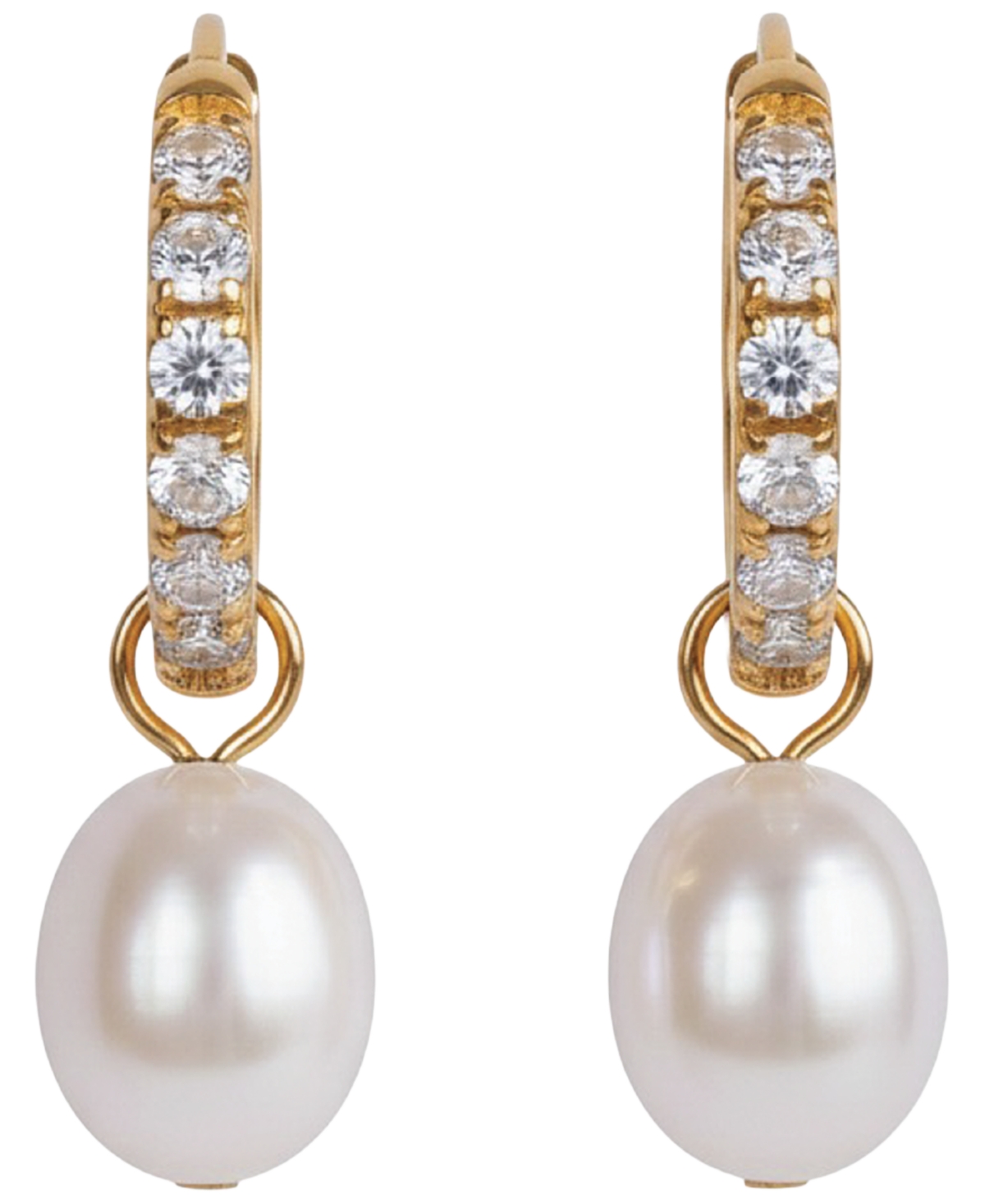 Click here for Lola Ade Isla Gold-Tone Pearl Hoop Earrings - Gold prices