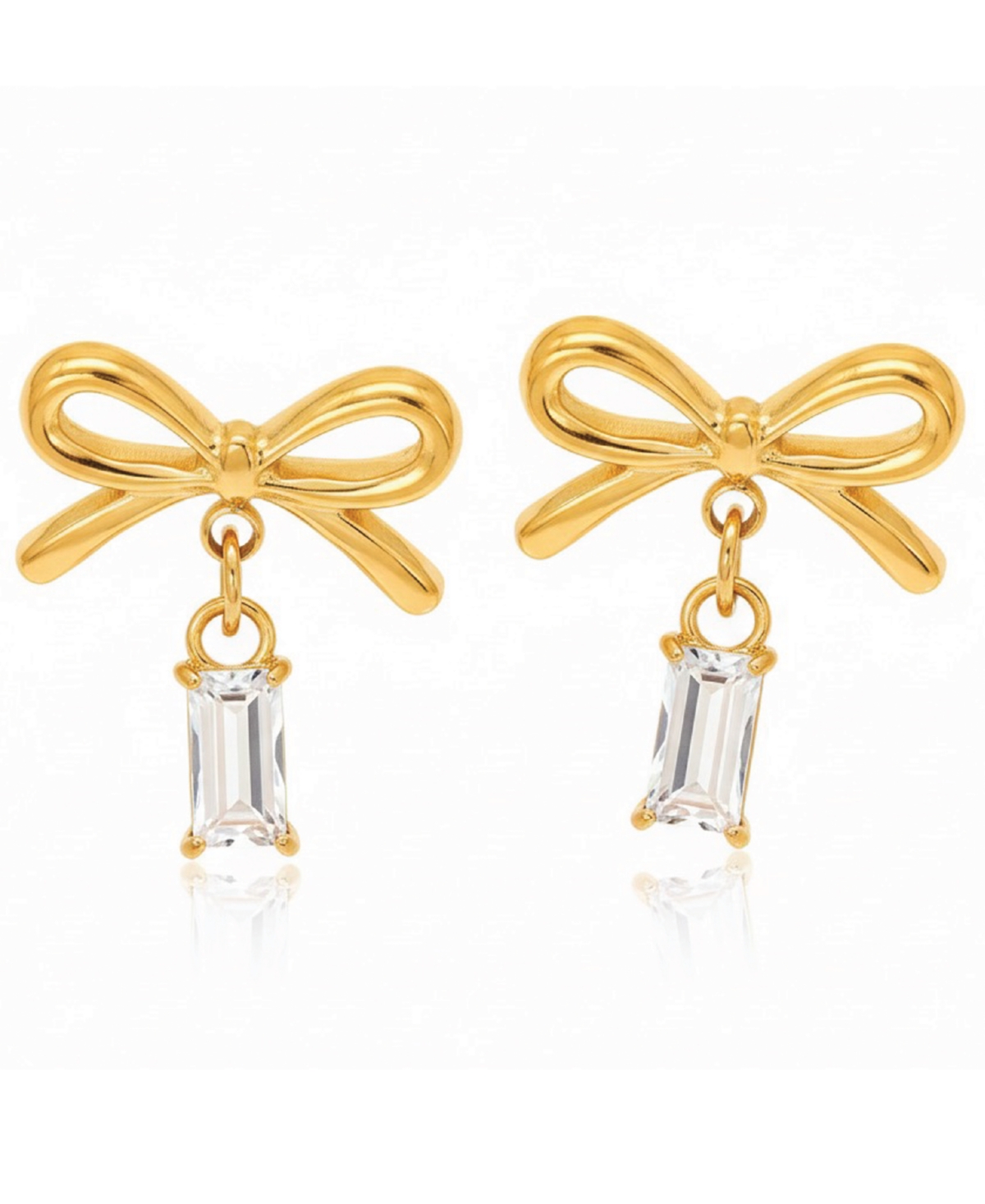 Click here for Lola Ade Colette Gold-Tone Bow Stud Earrings - Gol... prices