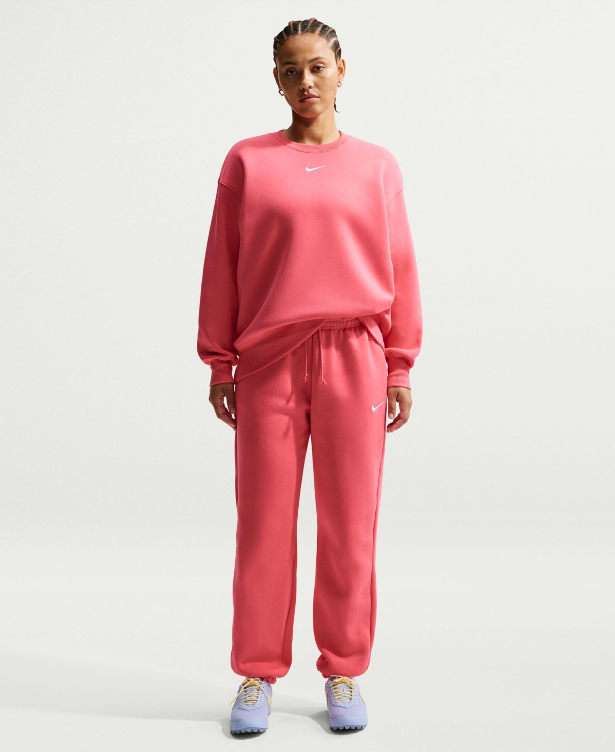 Click here for Nike Sportswear Womens Phoenix Fleece Oversized Cr... prices