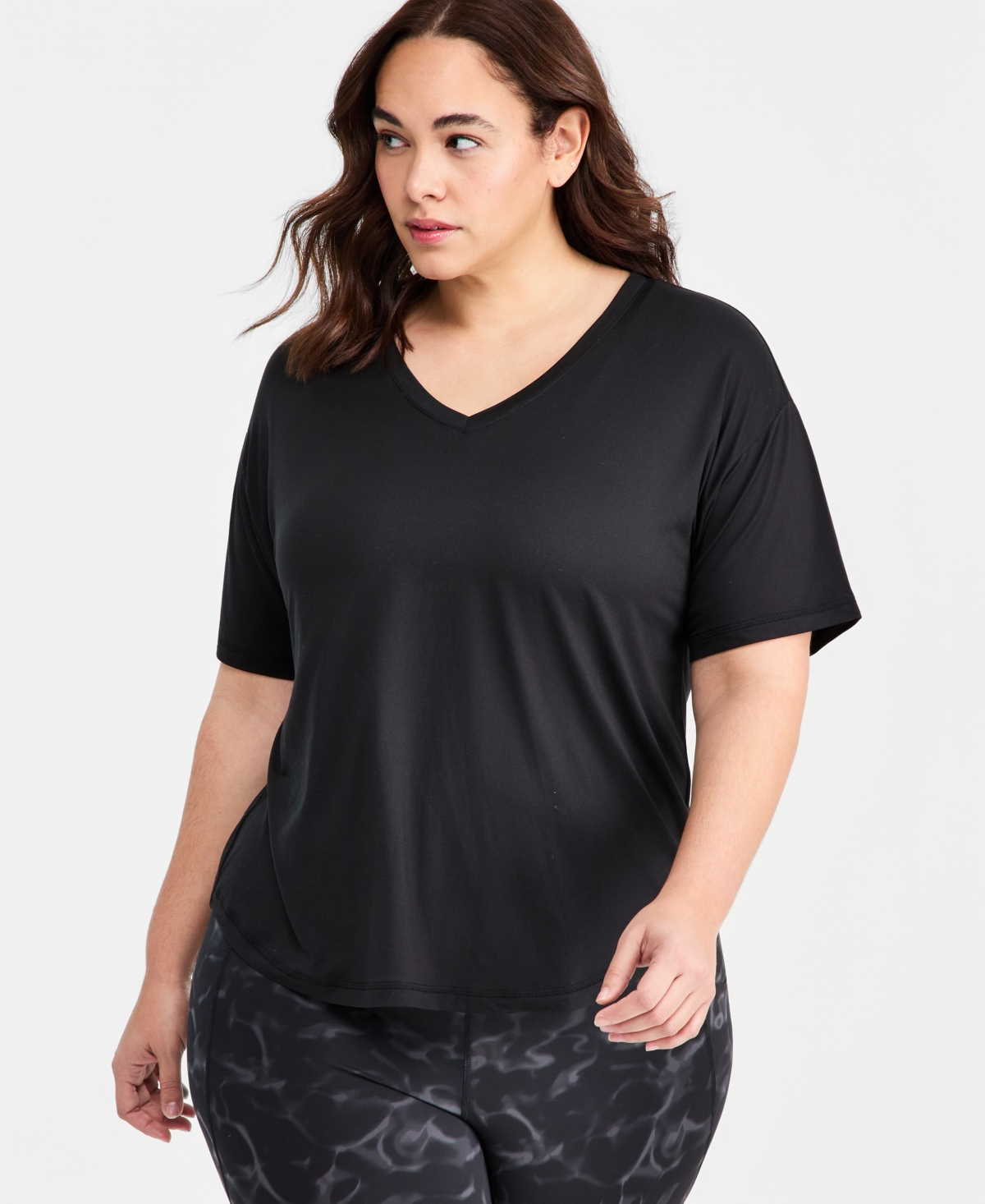 Click here for Id Ideology Plus Size V-Neck Performance Tee  Macy... prices