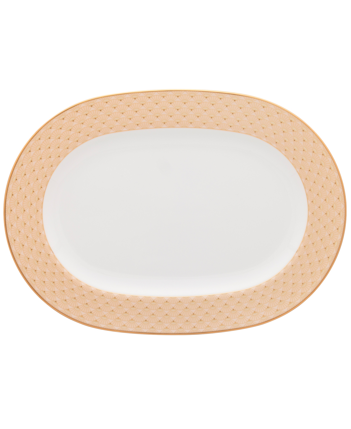 Click here for Noritake Trocadero 14 Gold-Tone Oval Platter - Gol... prices