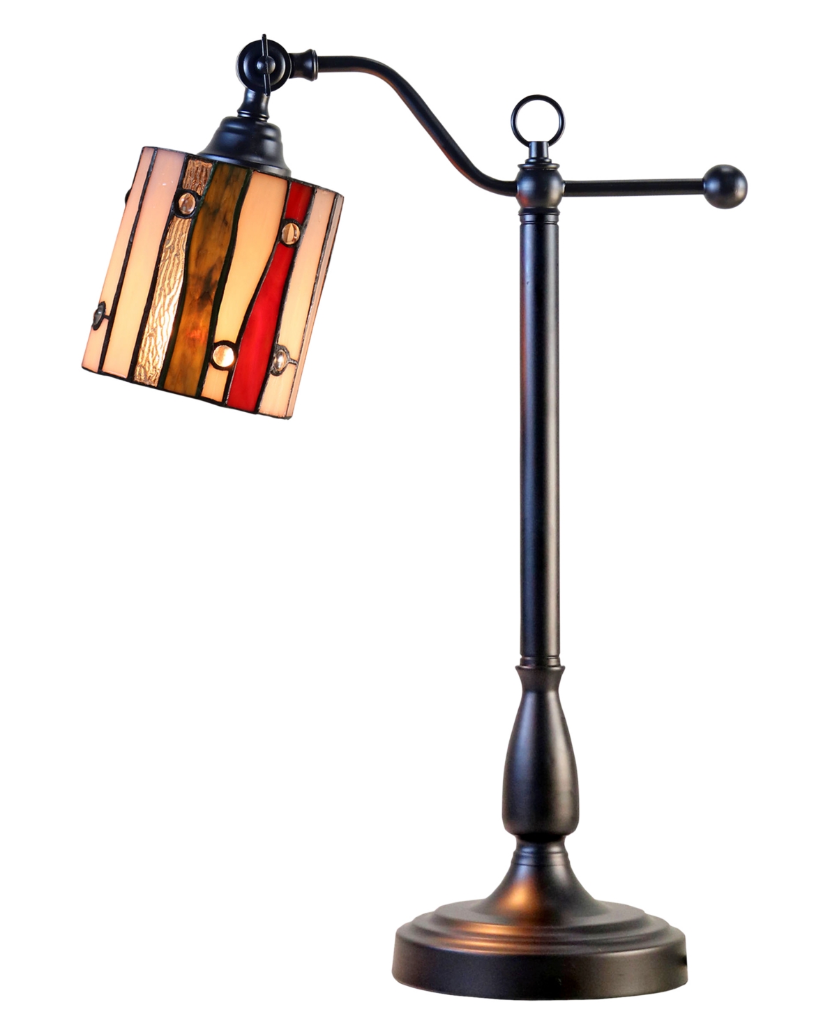 Click here for Dale Fiffany El Anza 24 Handmade Tiffany Desk Lamp... prices