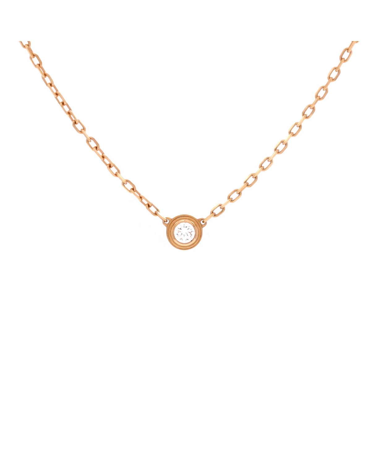 Click here for Pre-Owned Cartier DAmour Pendant Necklace - 18k ro... prices