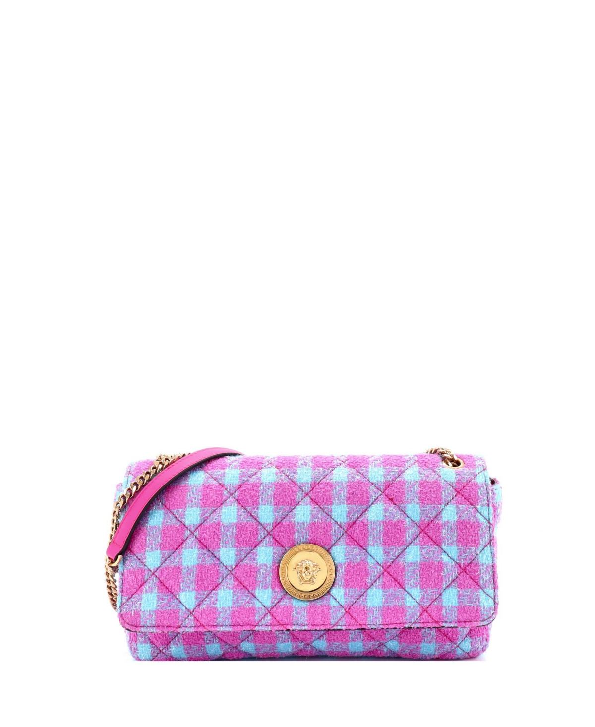 Click here for Pre-Owned Versace East West Medusa Icon Chain Flap... prices